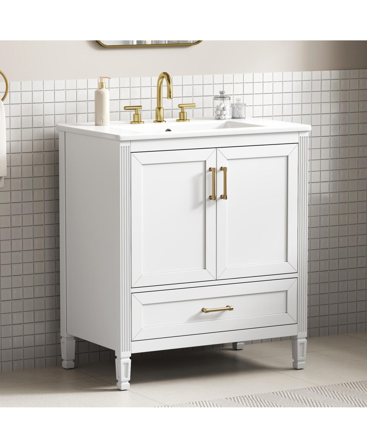Click here for Sillysis Bathroom Vanity with Ceramic Sink  Soft C... prices