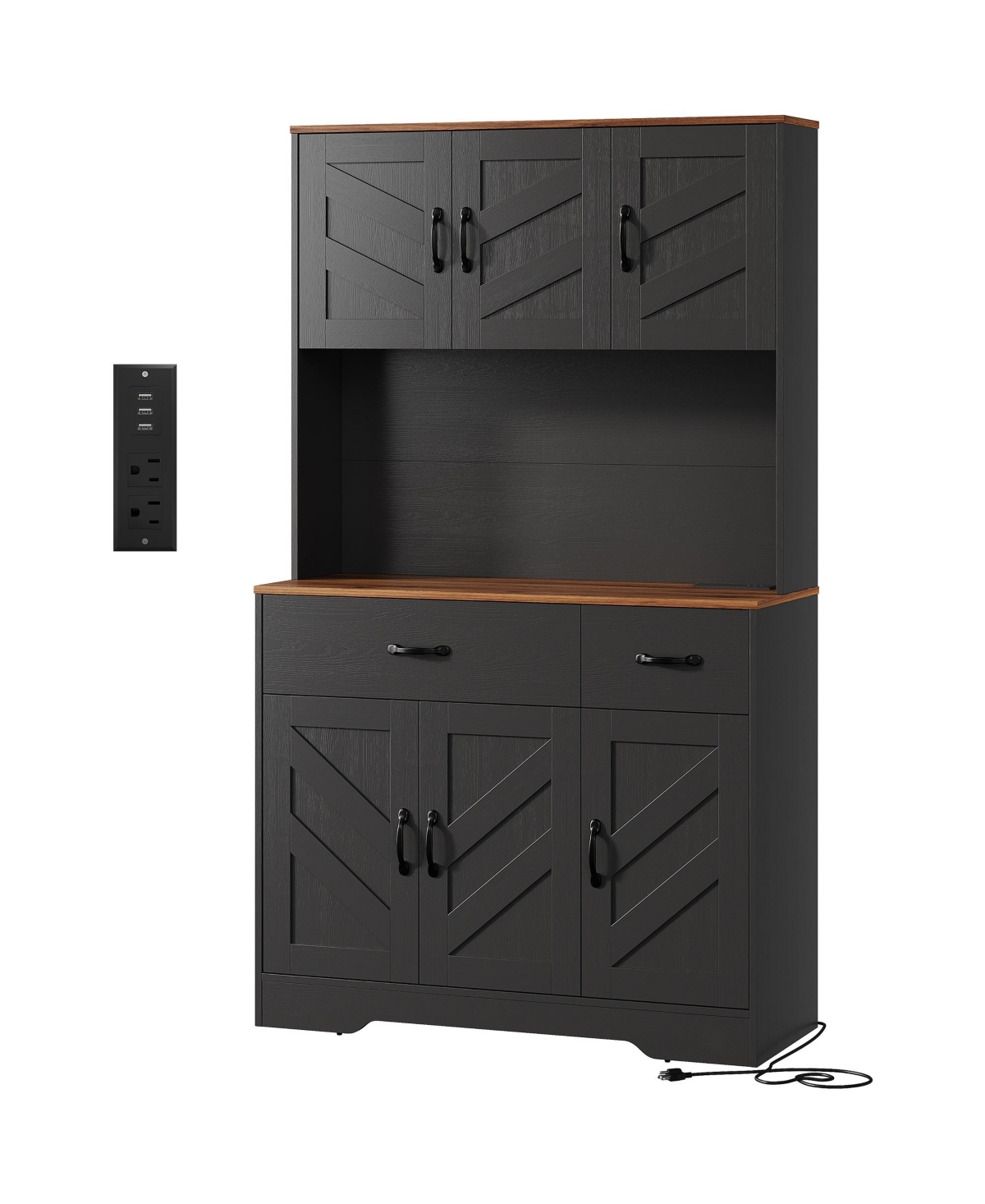 Click here for gaomon Sideboard Cabinet with 2 Drawers and 6 Door... prices