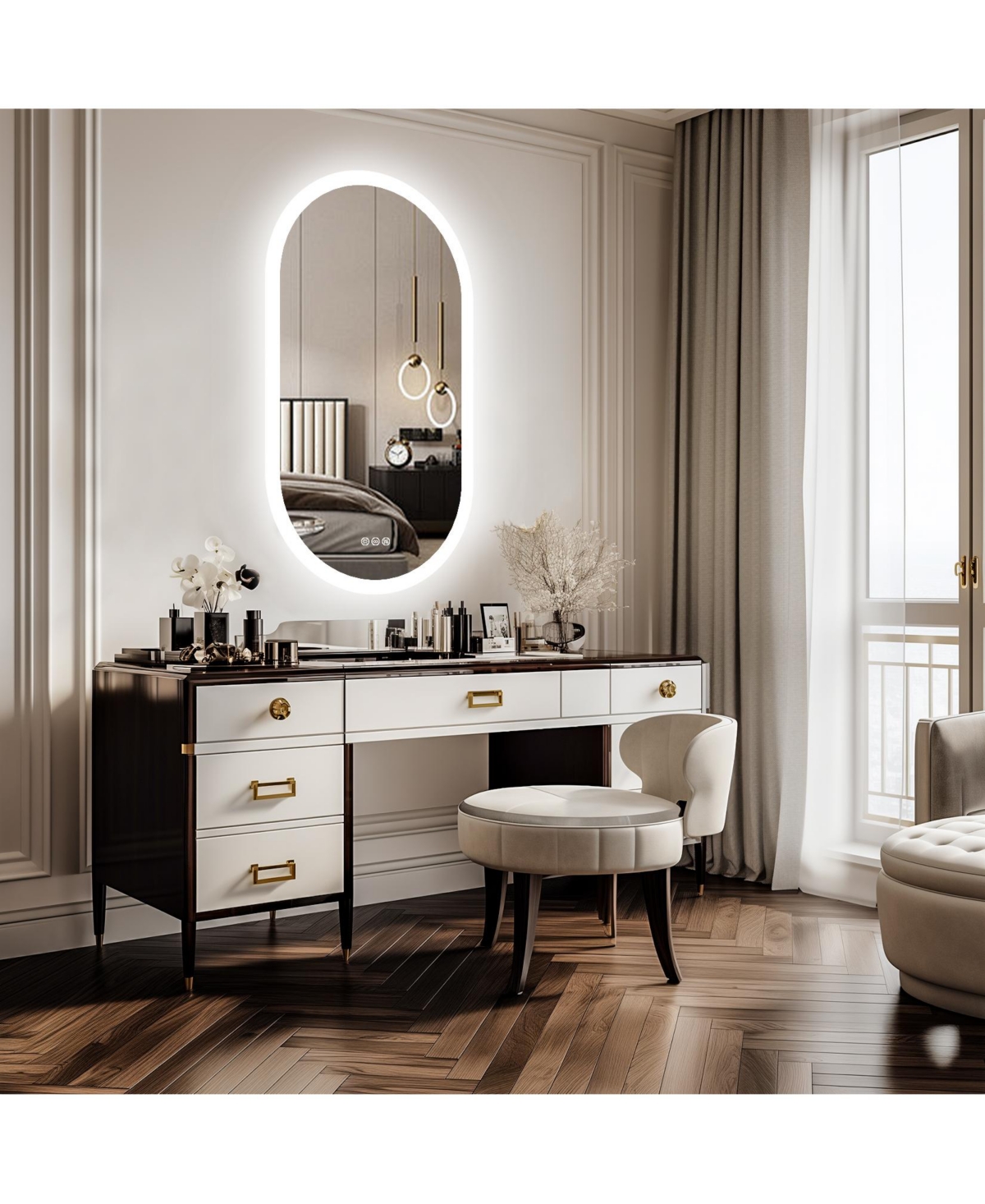 Click here for Luvodi 48x24 Oval Led Bathroom Mirror Anti-Fog Ill... prices