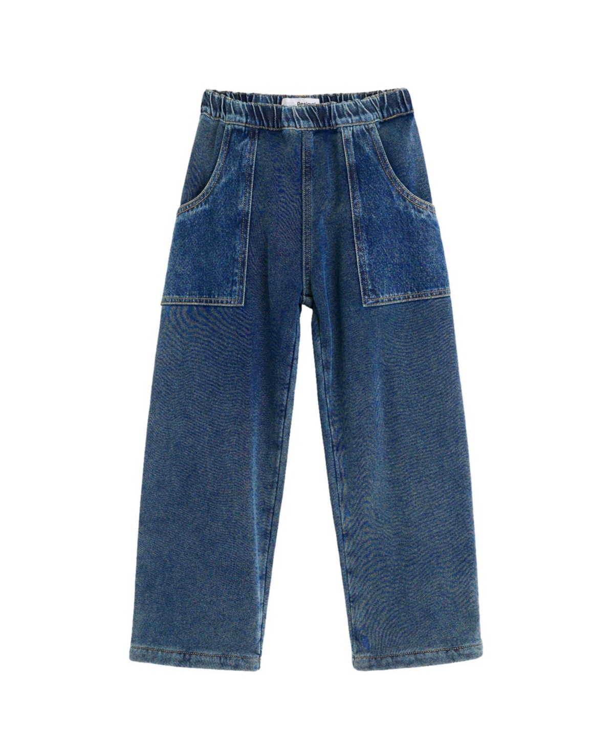Click here for Desigual Boys Boyss Knit Trousers with Denim Effec... prices