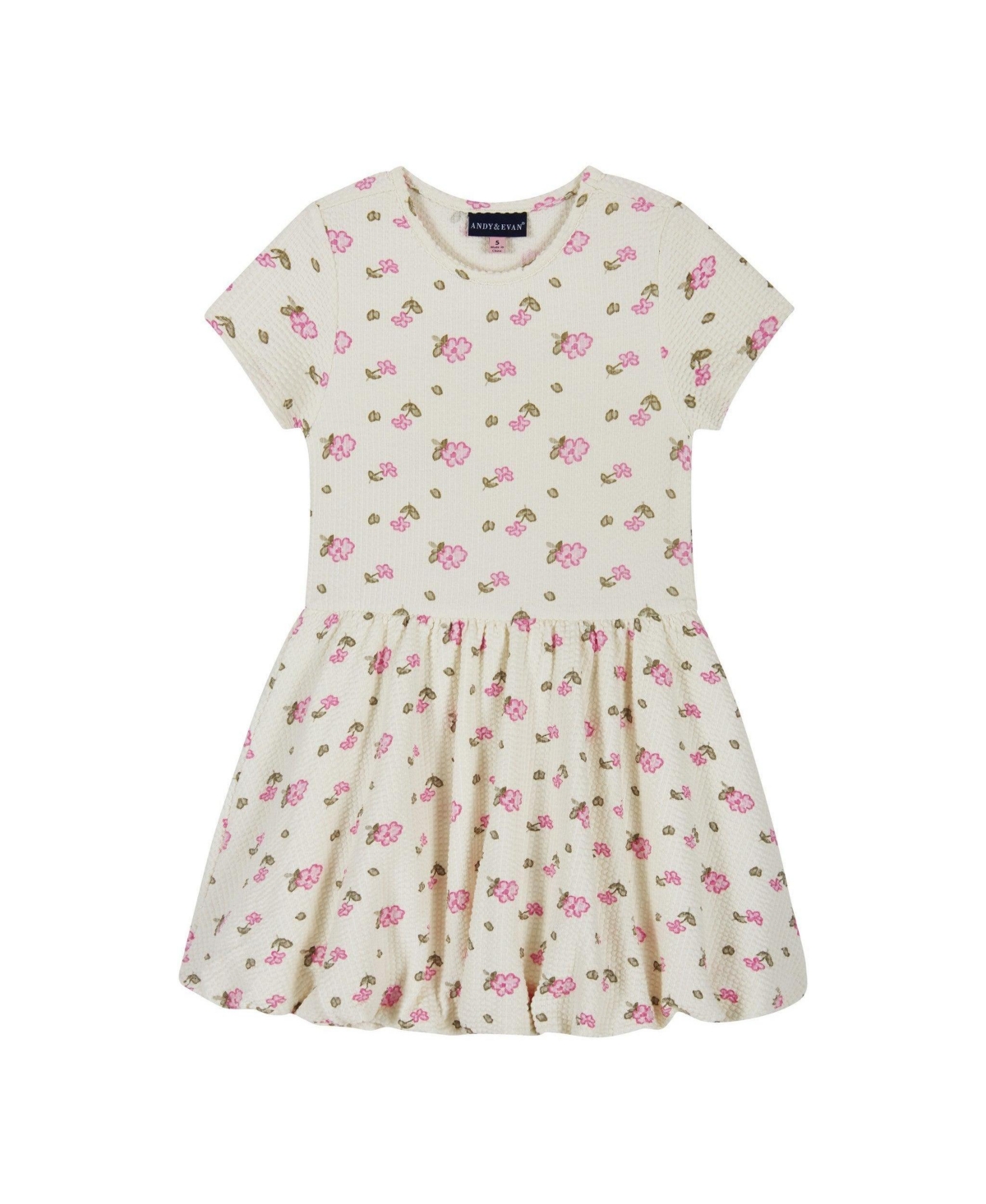 Click here for Andy & Evan Little Girls Blush Floral Knit Seersuc... prices