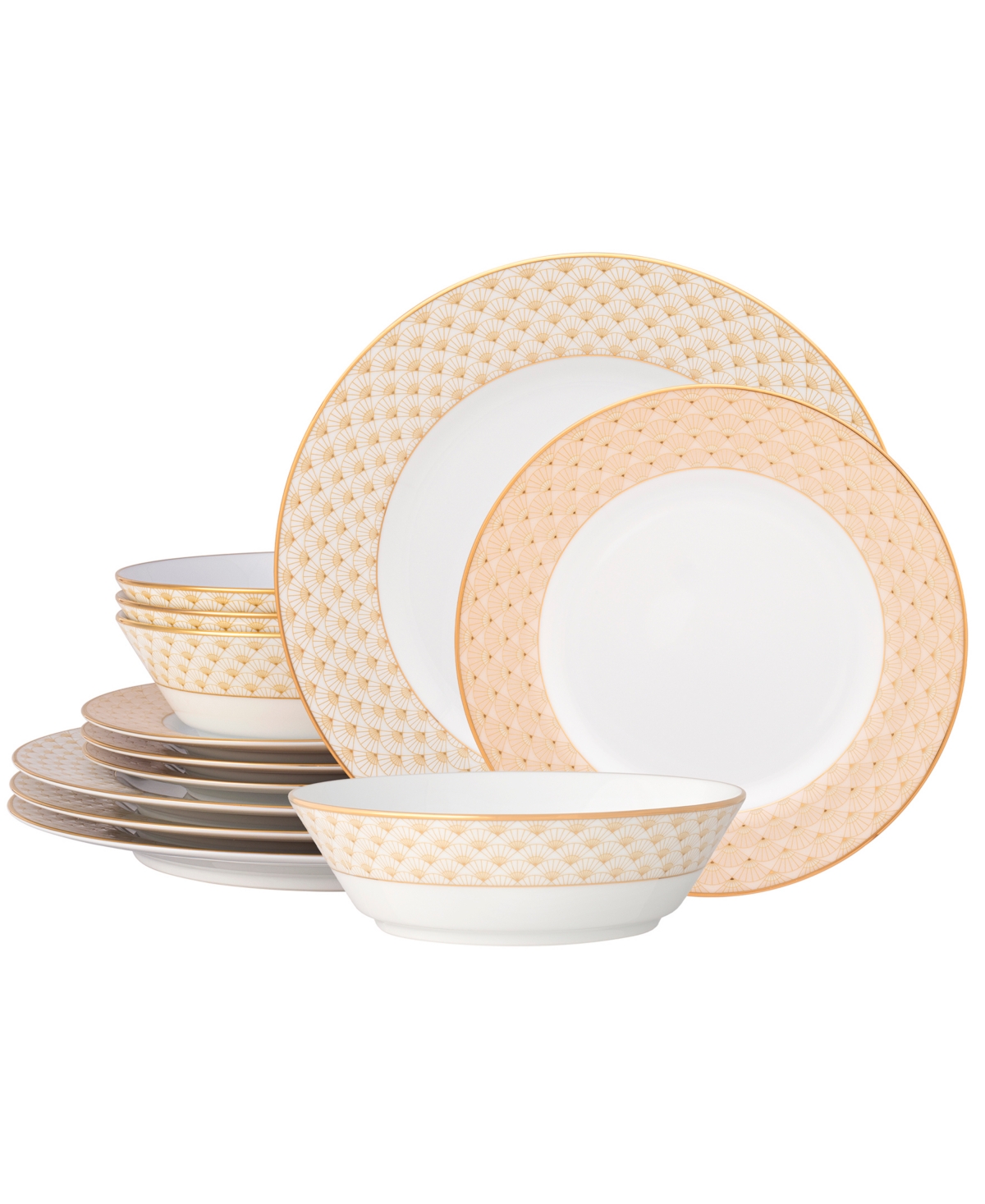 Click here for Noritake Trocadero Gold-Tone 12-Pc. Dinnerware Set... prices