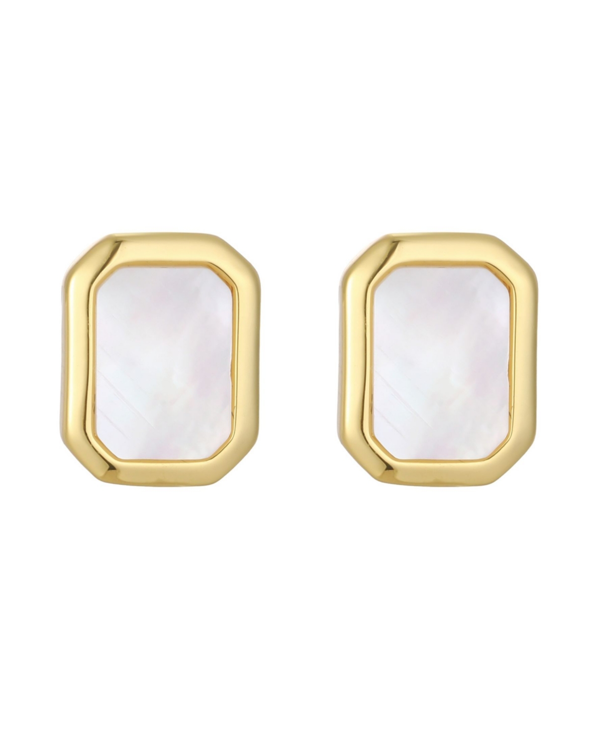 Click here for St. Moran Gold Natural Imitation Pearl Bezeled Sol... prices