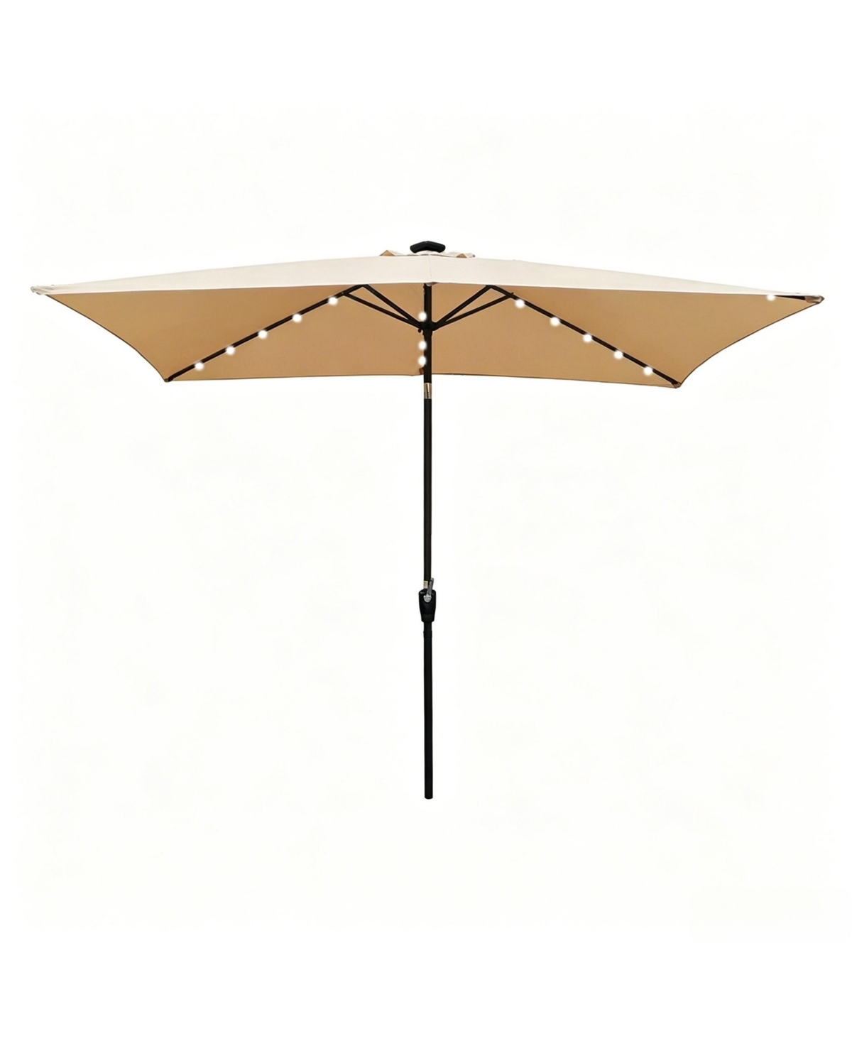 Click here for Yiortwo 10 x 6.5 Ft Solar Led Patio Umbrella with... prices