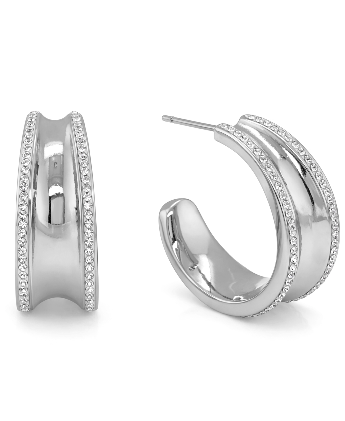 Click here for And Now THis Crystal Stones Hoop Earrings prices