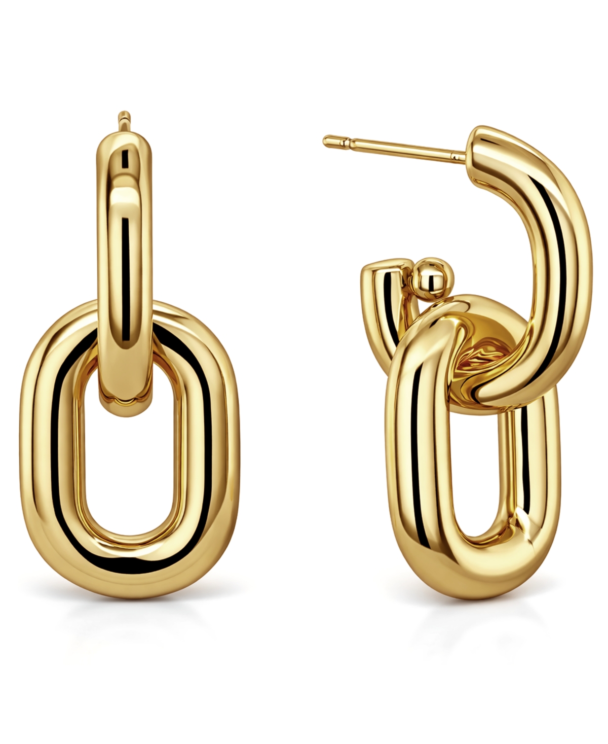 Click here for And Now This Link Drop Post Earring - Gold prices