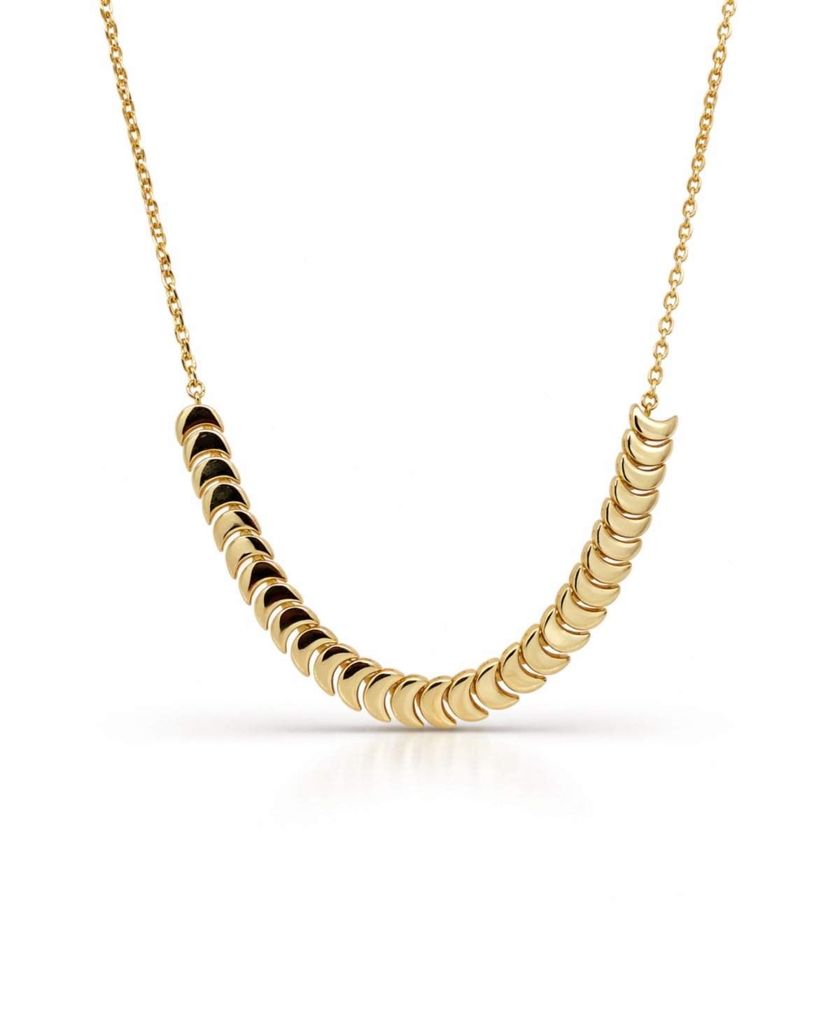 And Now This Moon Look Necklace - Gold