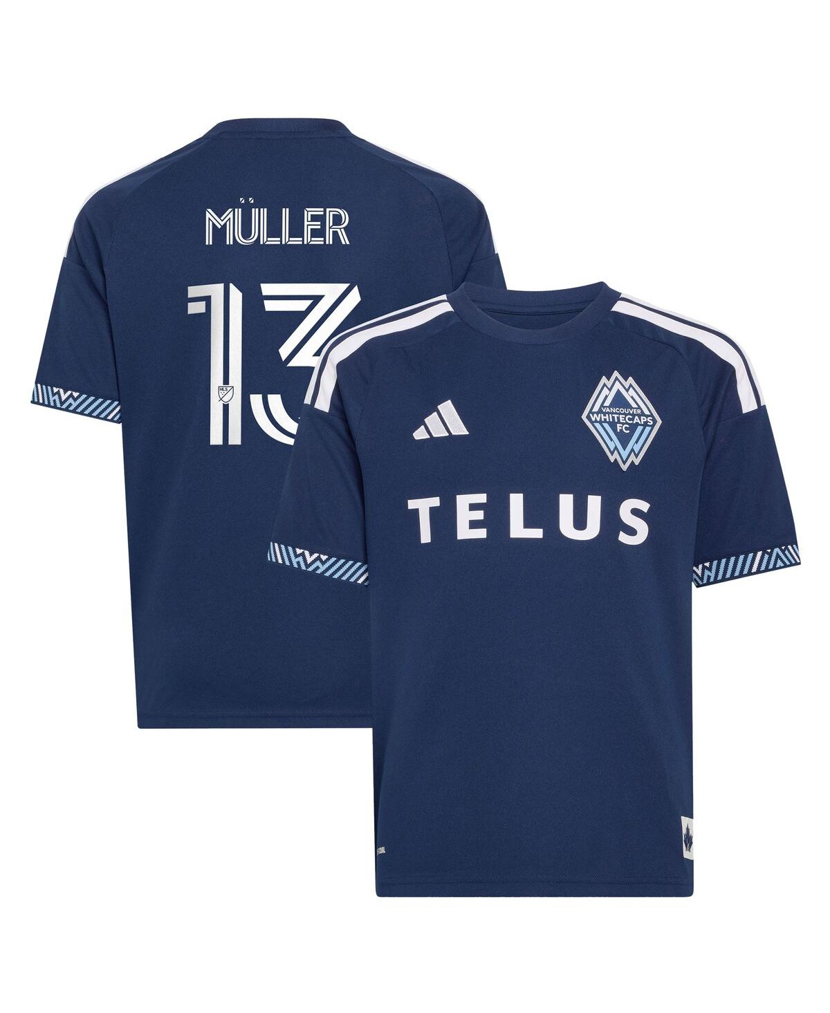 Click here for Adidas Big Boys and Girls Thomas Muller Blue Vanco... prices