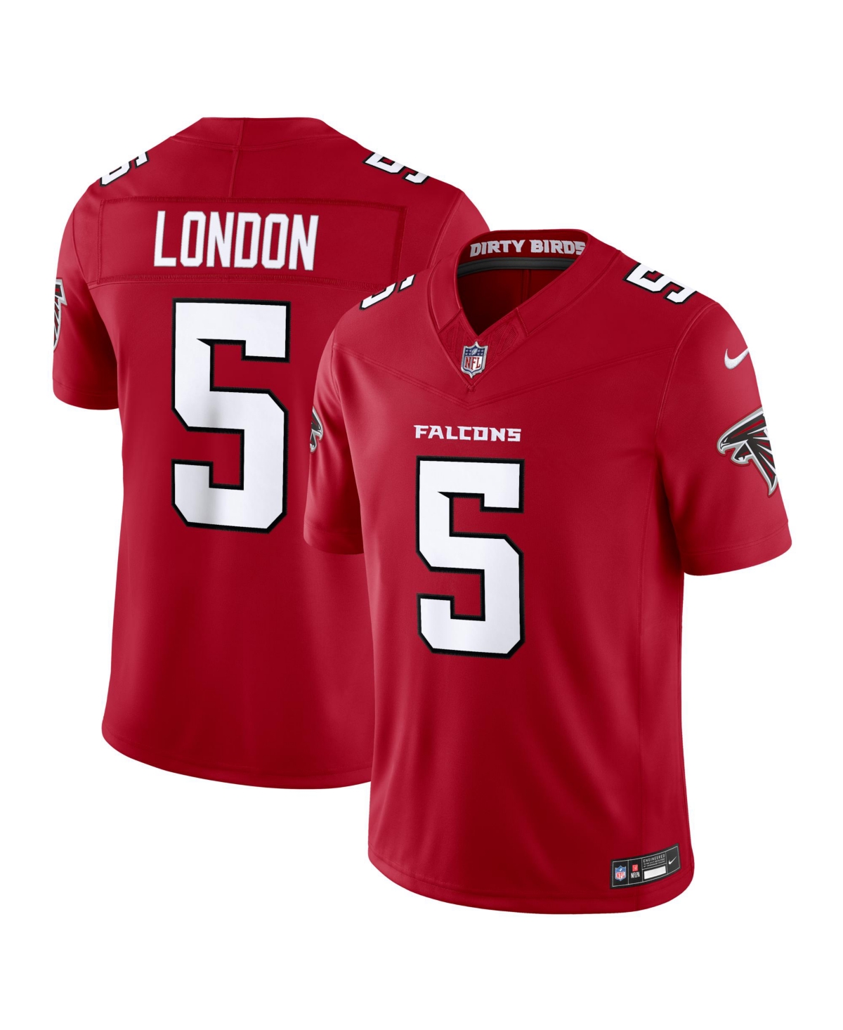 Click here for Nike Mens Drake London Red Atlanta Falcons Vapor F... prices