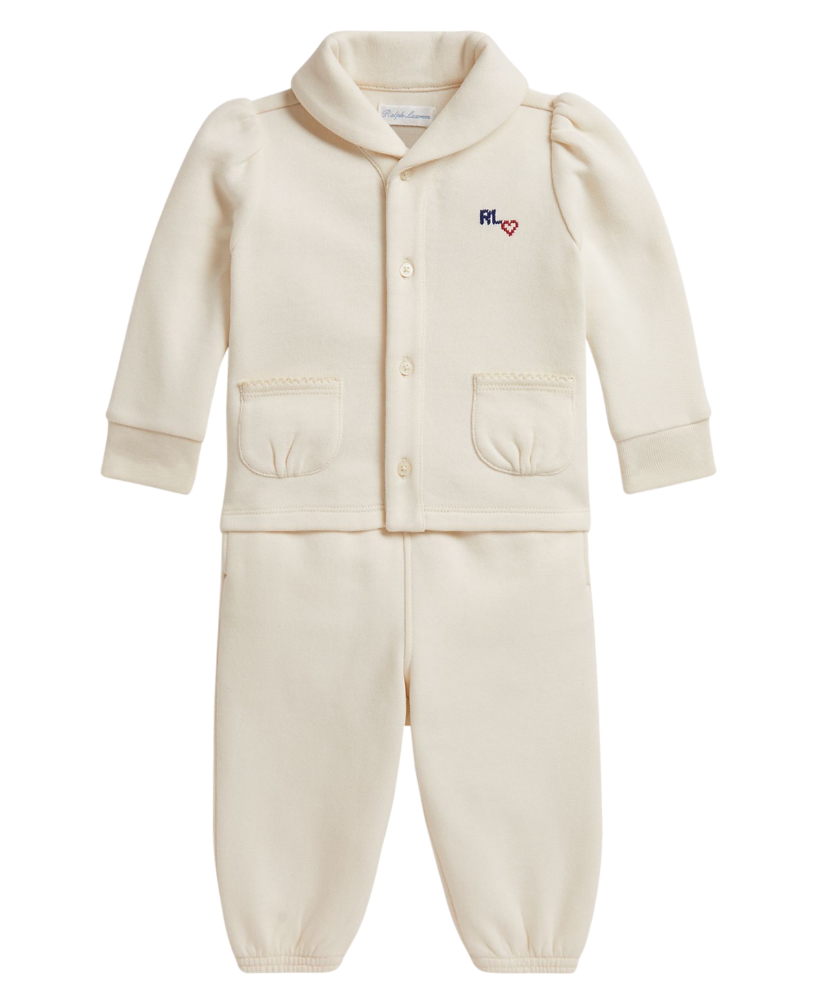 Click here for Polo Ralph Lauren Baby Girls Logo Fleece Cardigan... prices