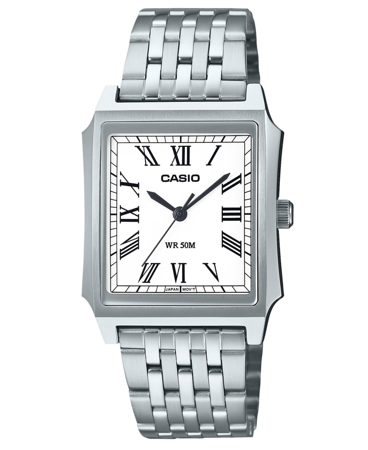 Click here for Casio Unisex Japanese Quartz Analog Silver-Tone St... prices