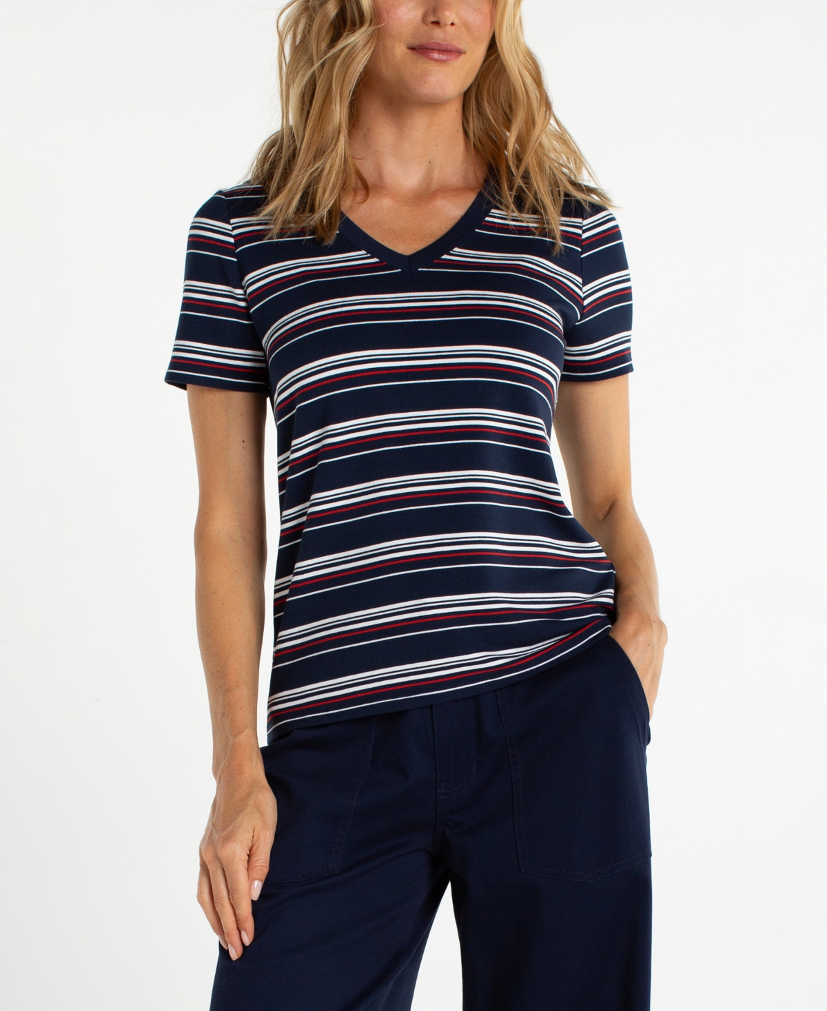 Click here for Liverpool Los Angeles Petite Contrast Print Short-... prices