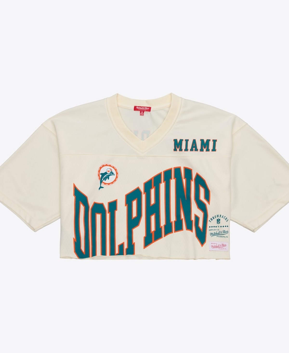 Click here for Mitchell & Ness Womens Dan Marino Cream Miami Dolp... prices