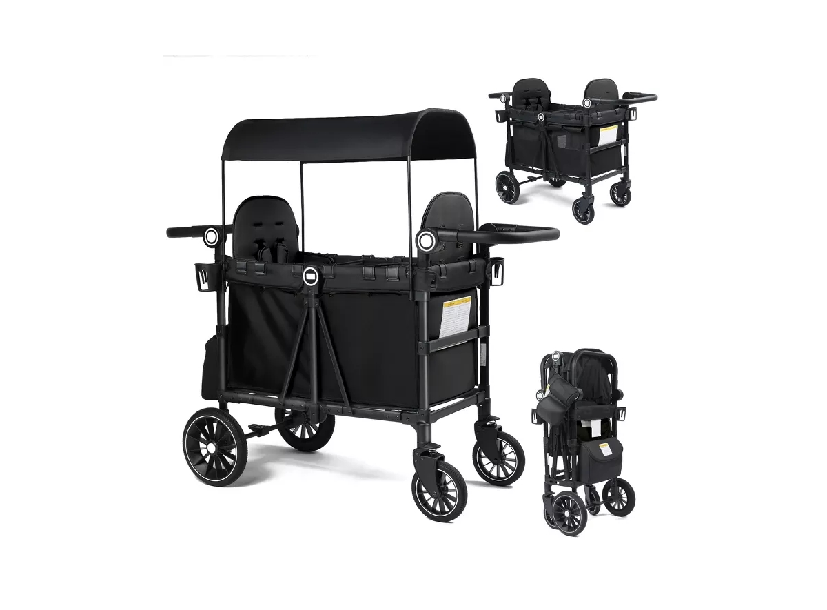 Click here for Kinder King Baby All-Terrain Wagon Stroller for Tw... prices