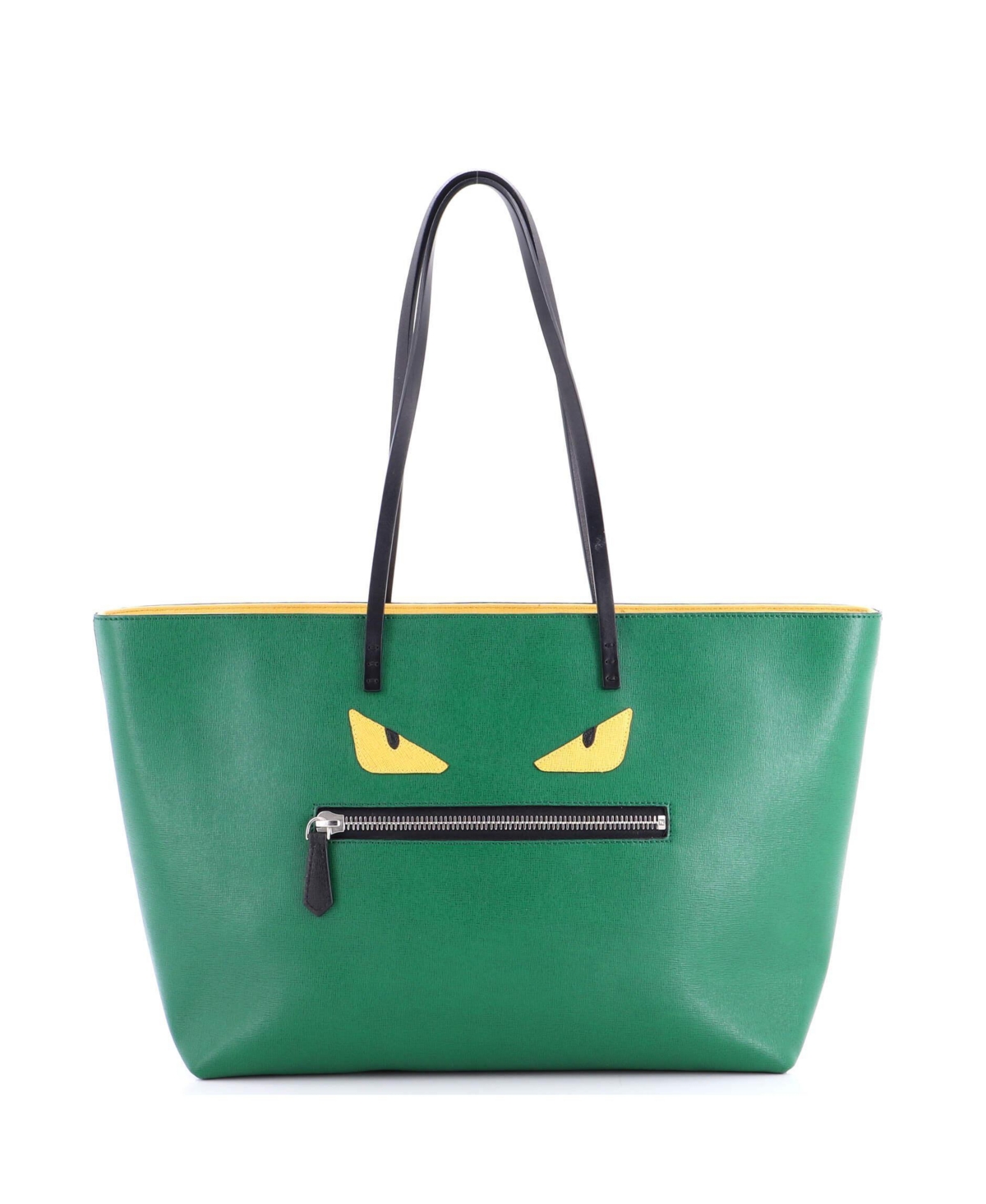 Click here for Pre-Owned Fendi Medium Monster Roll Tote Leather -... prices
