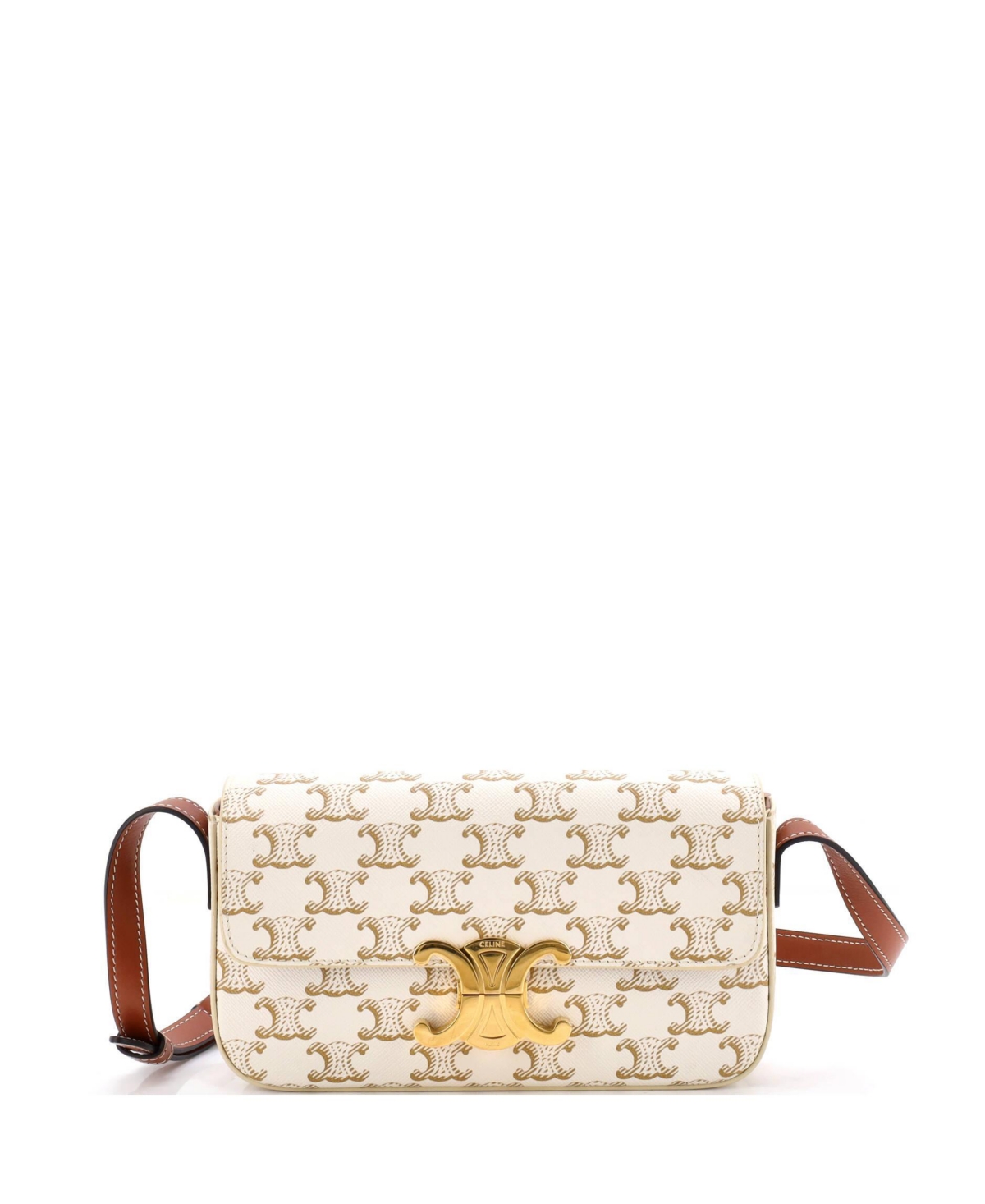 Click here for Pre-Owned Celine Triomphe East-West Shoulder Bag T... prices
