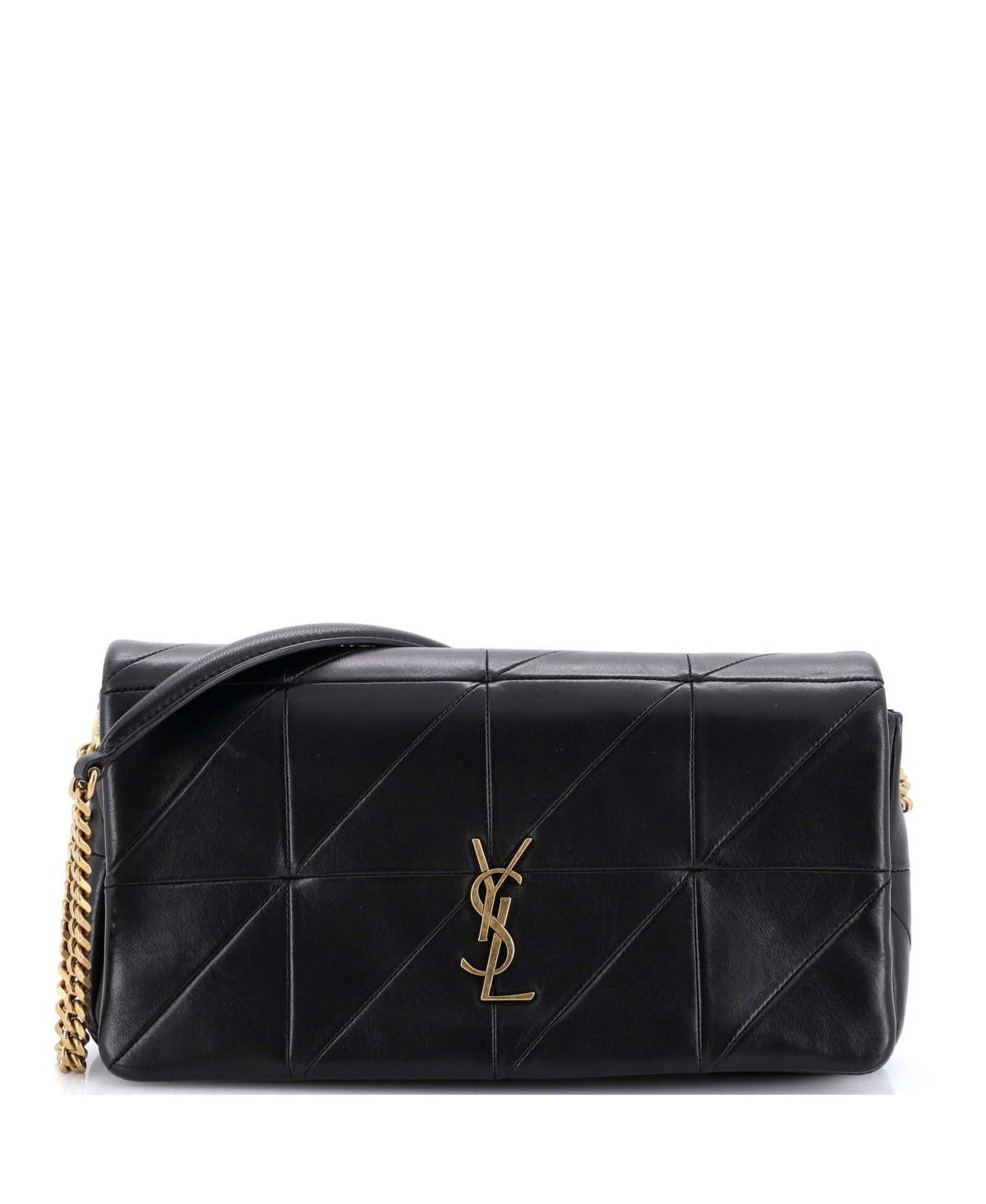 Click here for Pre-Owned Saint Laurent Medium Jamie Flap Bag Quil... prices