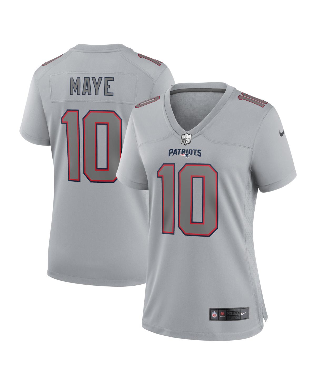 Click here for Nike Womens Drake Maye Gray New England Patriots F... prices