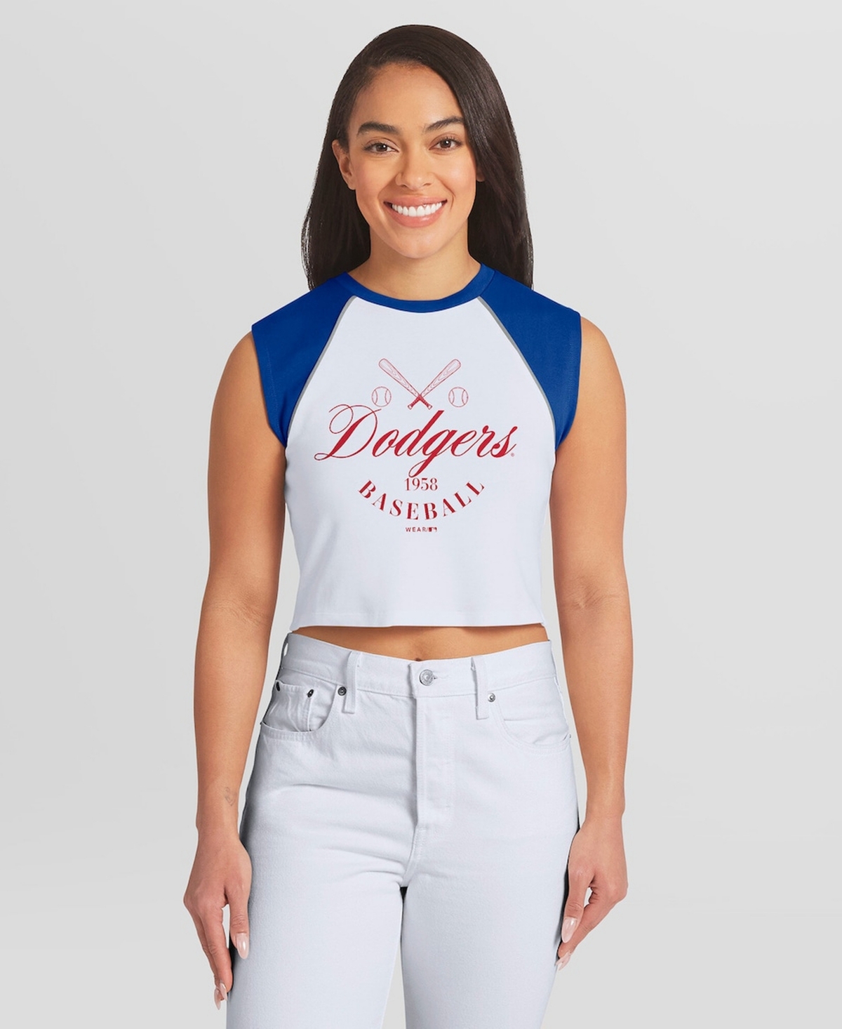 Click here for Wear by Erin Andrews Womens White Los Angeles Dodg... prices