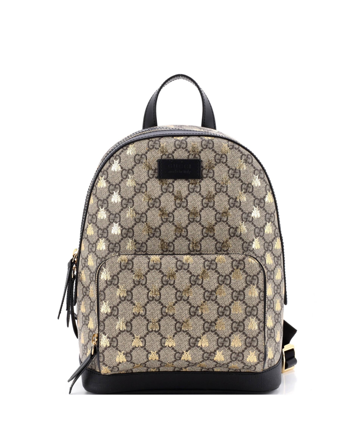 Click here for Pre-Owned Gucci Small Zip Pocket Backpack Printed... prices