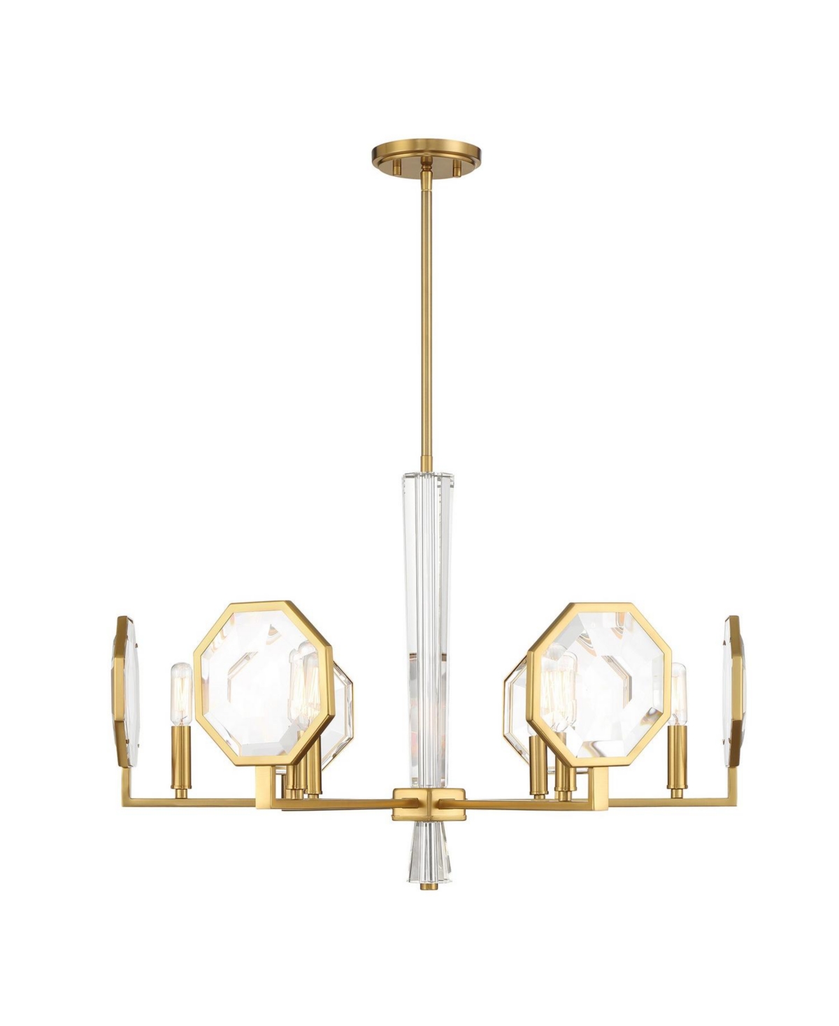 Click here for Savoy House Leighton 6-Light Chandelier in Warm Br... prices