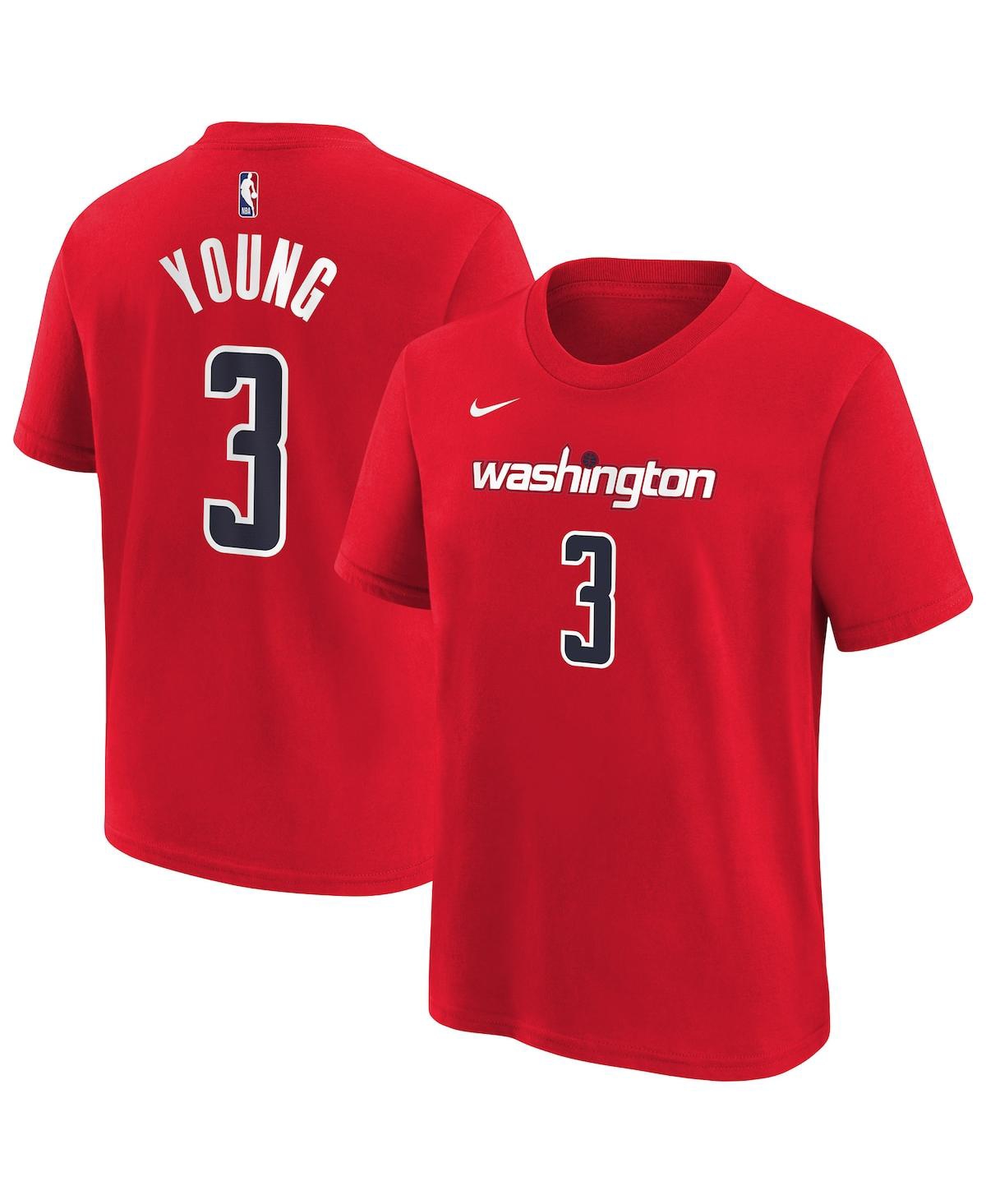 Click here for Nike Big Boys and Girls Trae Young Red Washington... prices
