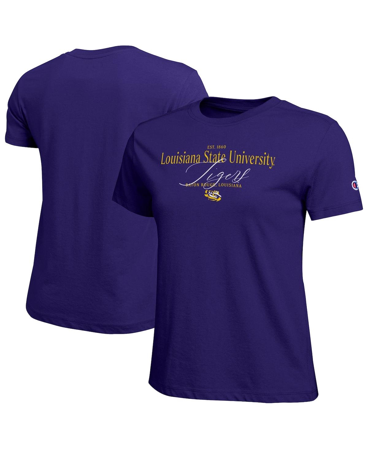 Click here for Champion Womens Purple Lsu Tigers Lifestyle T-Shir... prices