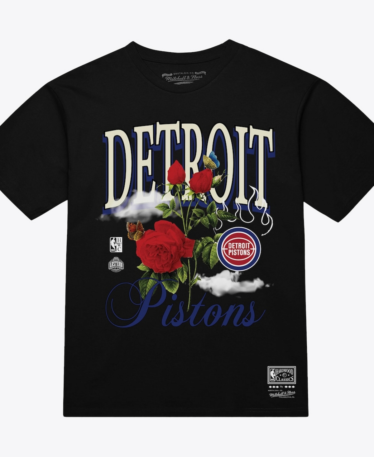 Click here for Mitchell & Ness Mens and Womens Black Detroit Pist... prices
