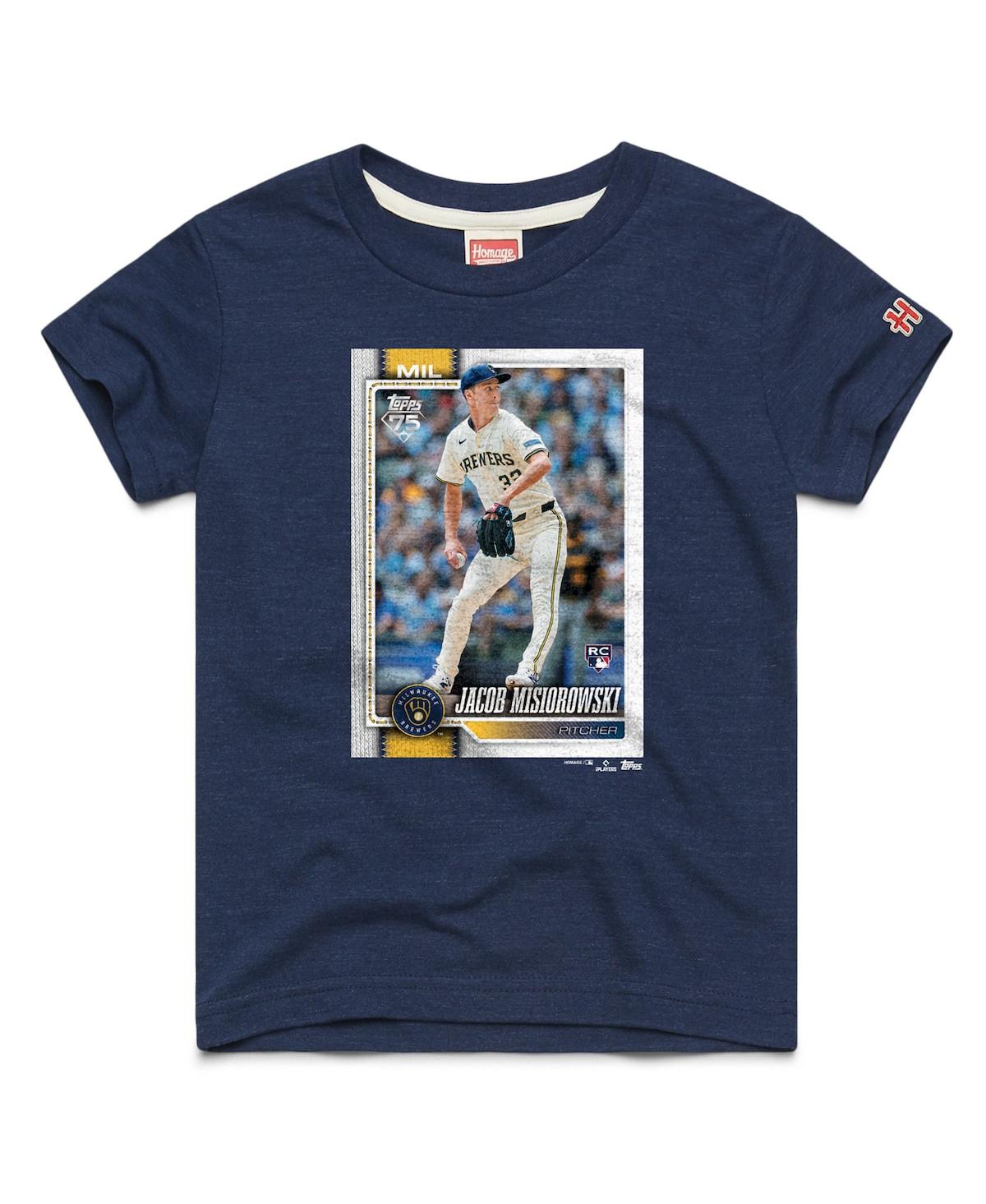 Click here for Homage Big Boys and Girls Jacob Misiorowski Navy M... prices