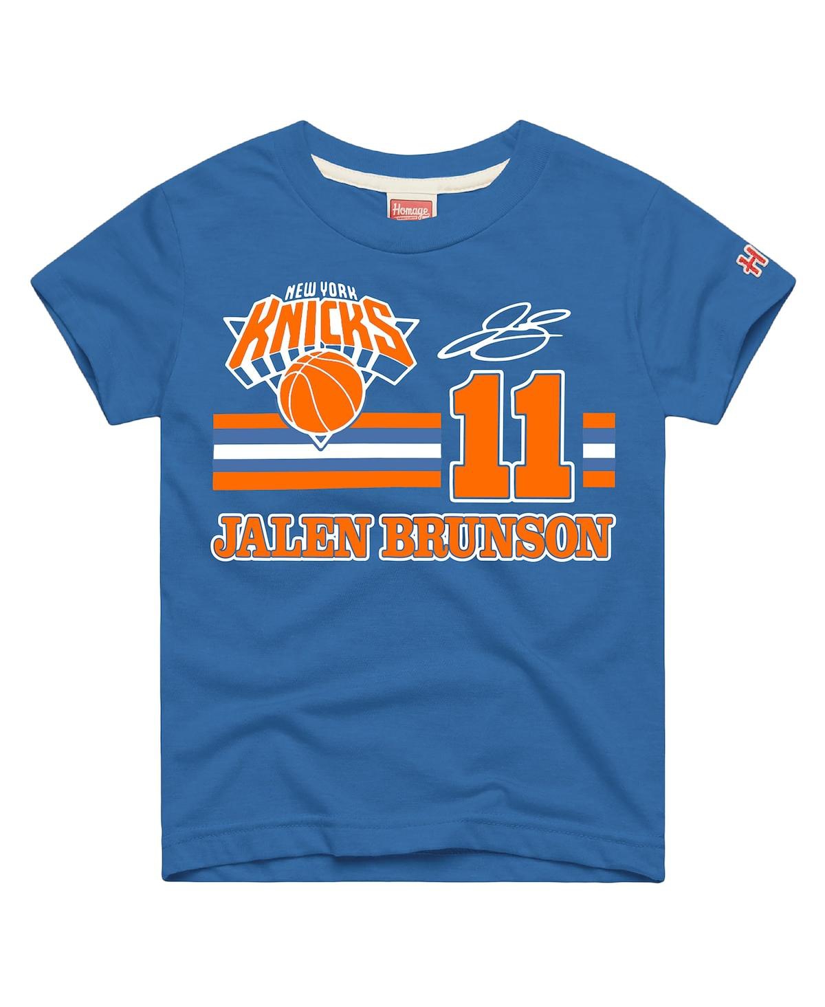 Click here for Homage Big Boys and Girls Jalen Brunson Blue New Y... prices