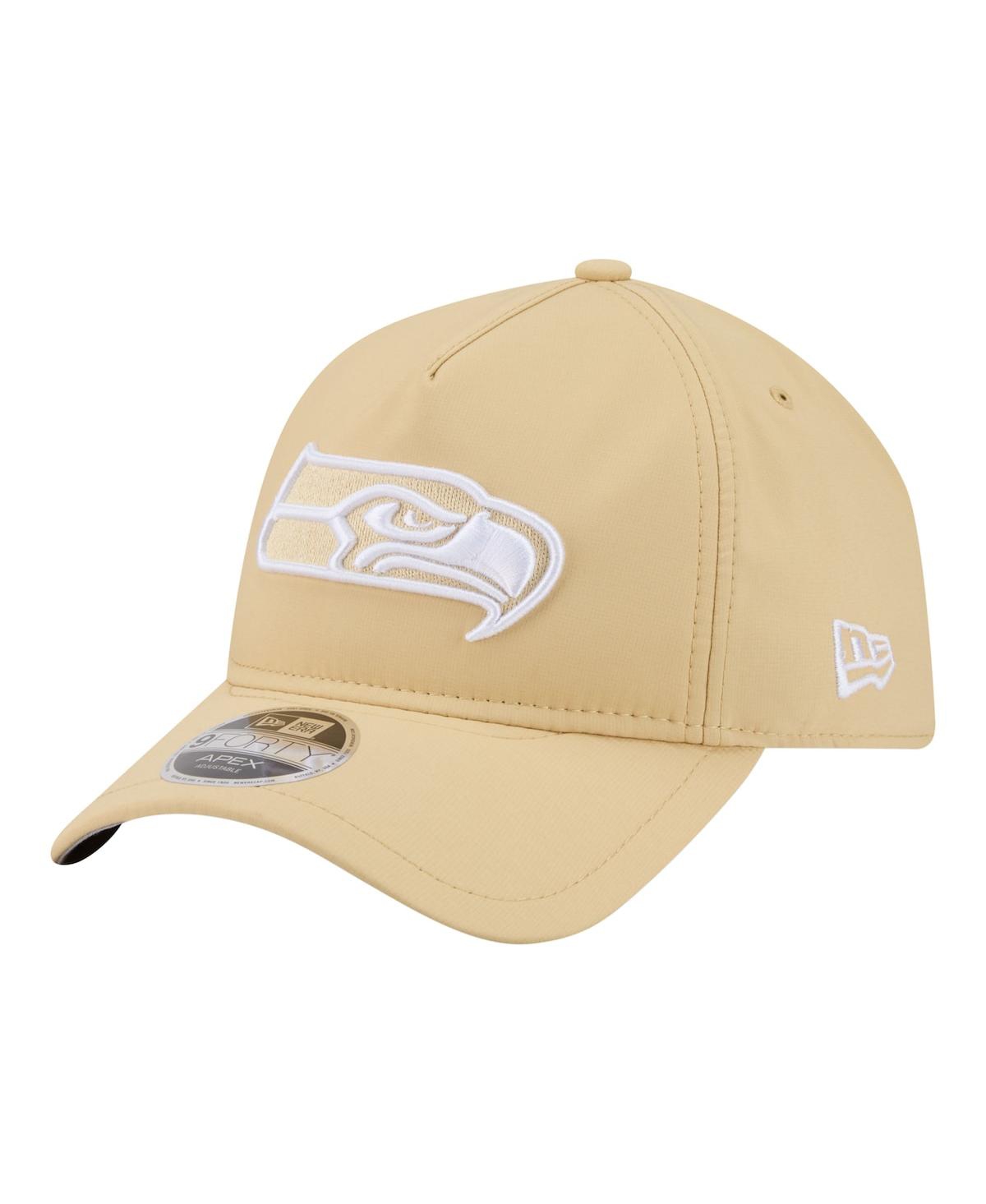 Click here for New Era Mens Tan Seattle Seahawks Apex 9FORTY Adju... prices