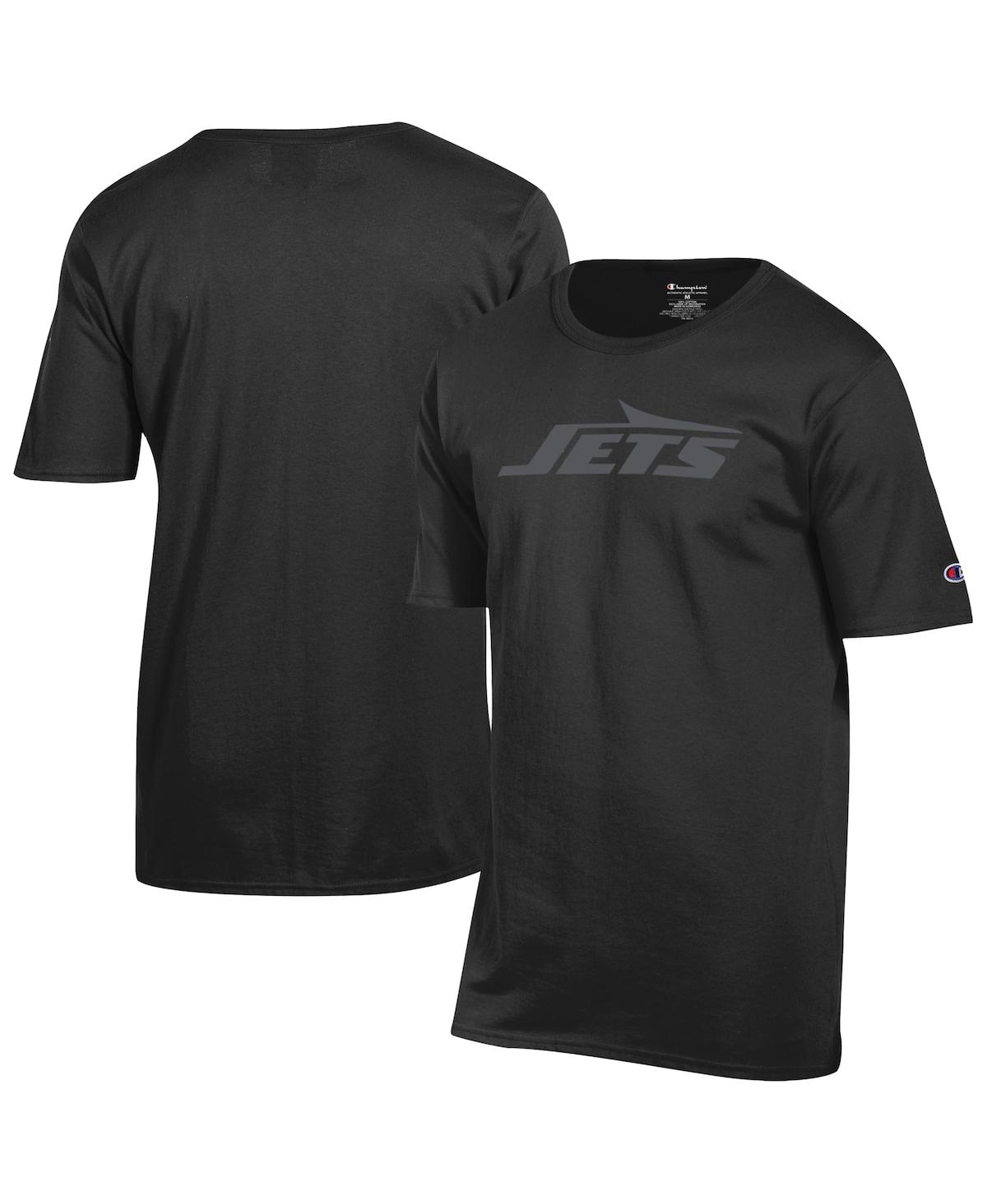Click here for Champion Mens Black New York Jets Tonal Logo T-Shi... prices