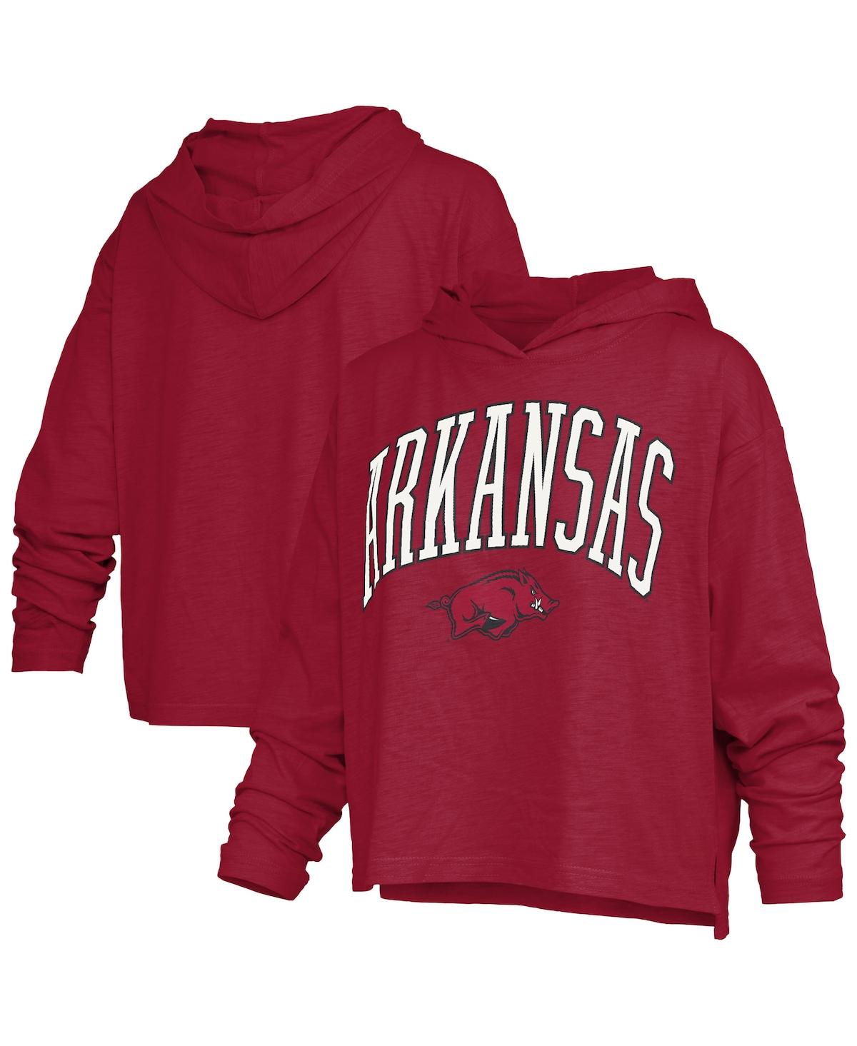 Click here for Pressbox Womens Cardinal Arkansas Razorbacks Nelso... prices