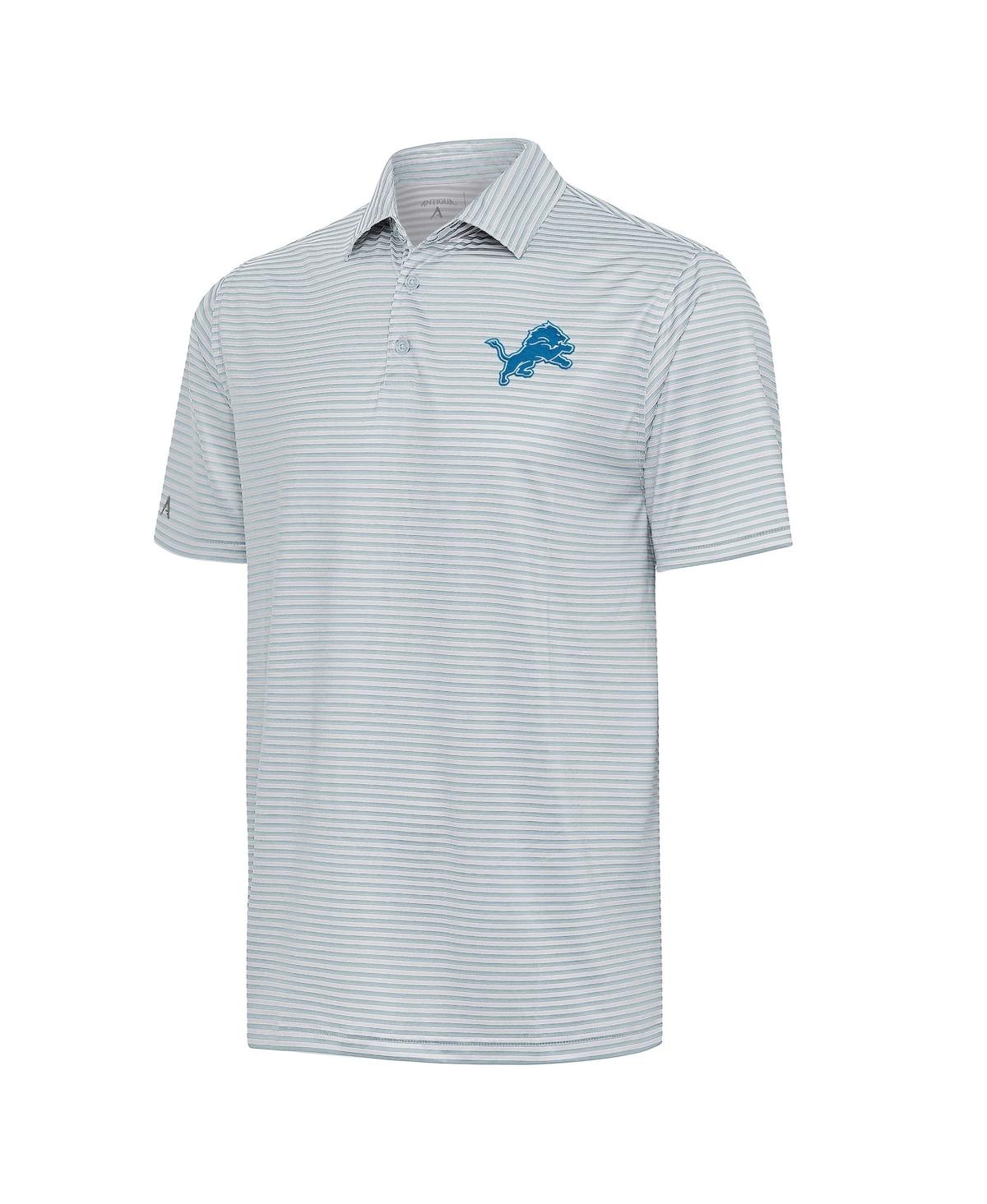 Click here for Antigua Mens Gray Detroit Lions Skills Polo Shirt... prices