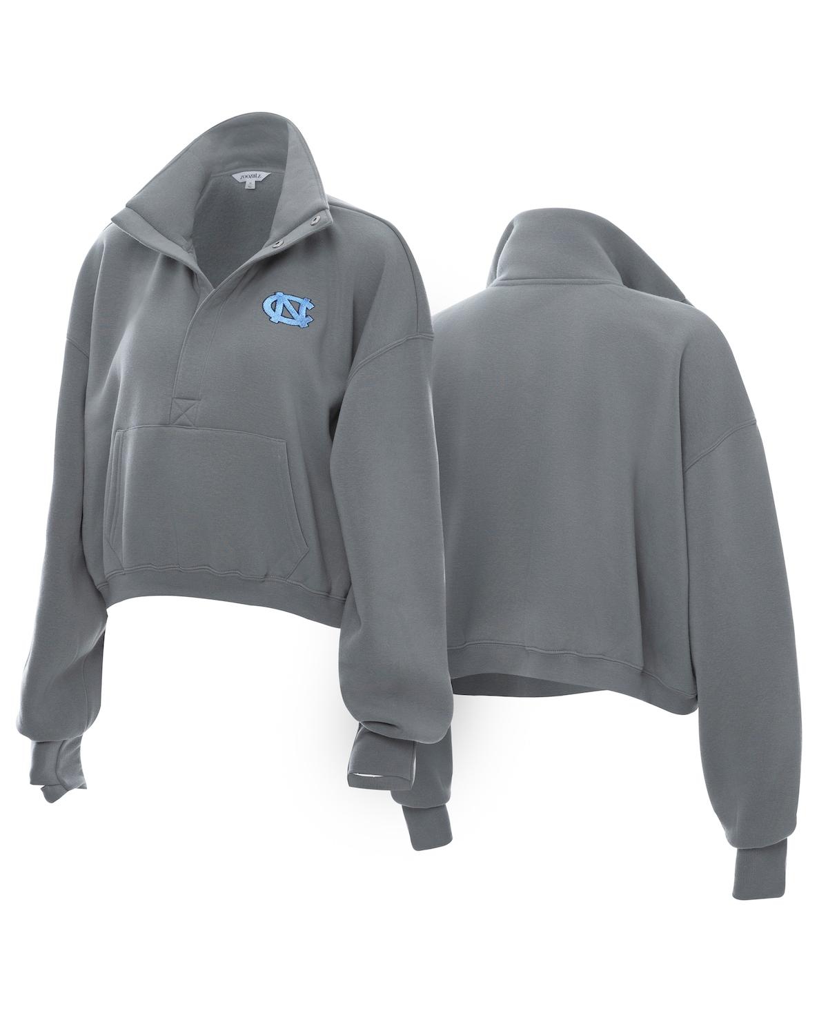 Click here for ZooZatz Womens Gray North Carolina Tar Heels Cropp... prices