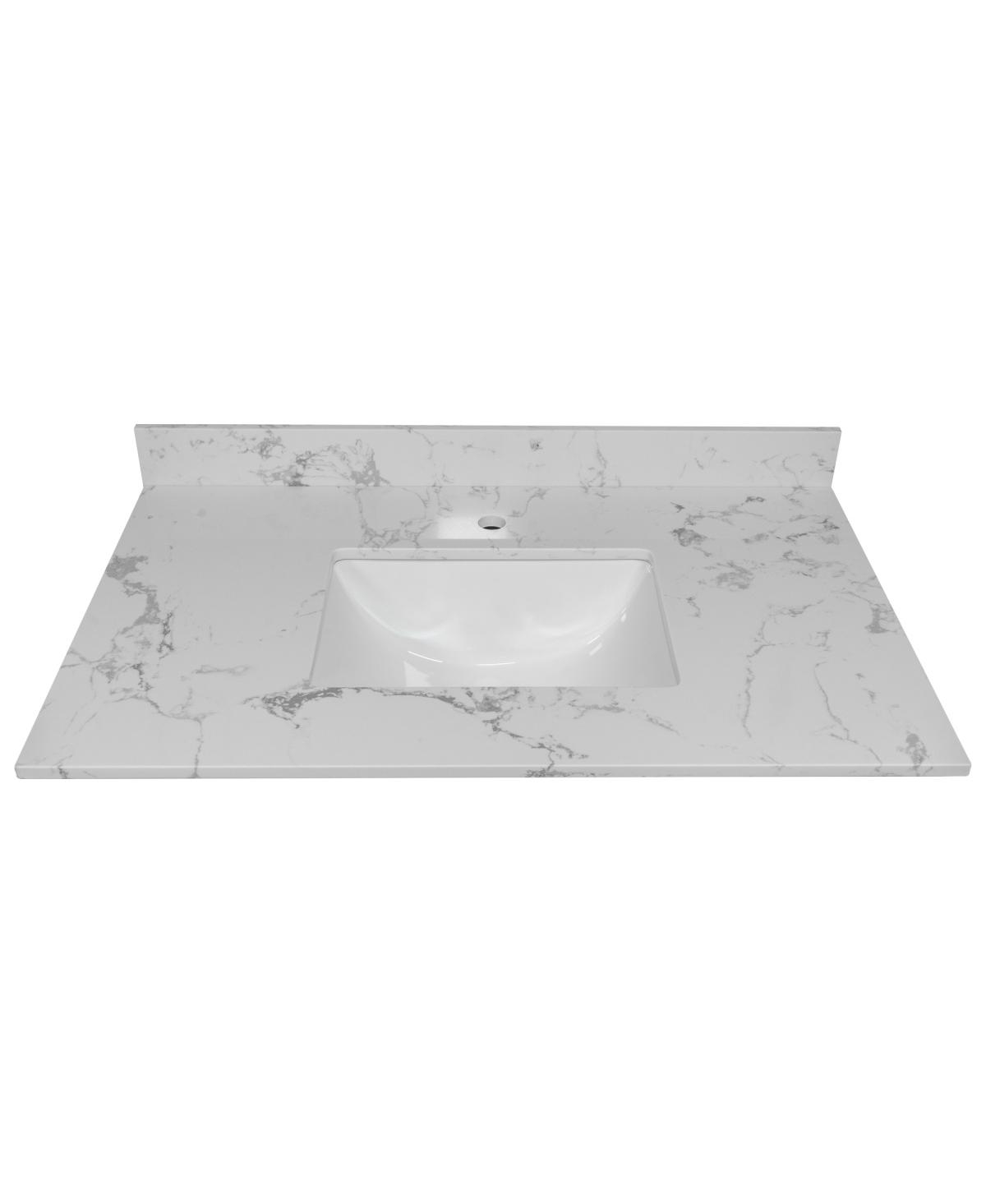Click here for Sillysis 31/37/43 Inch Carrara Marble Stone Bathro... prices