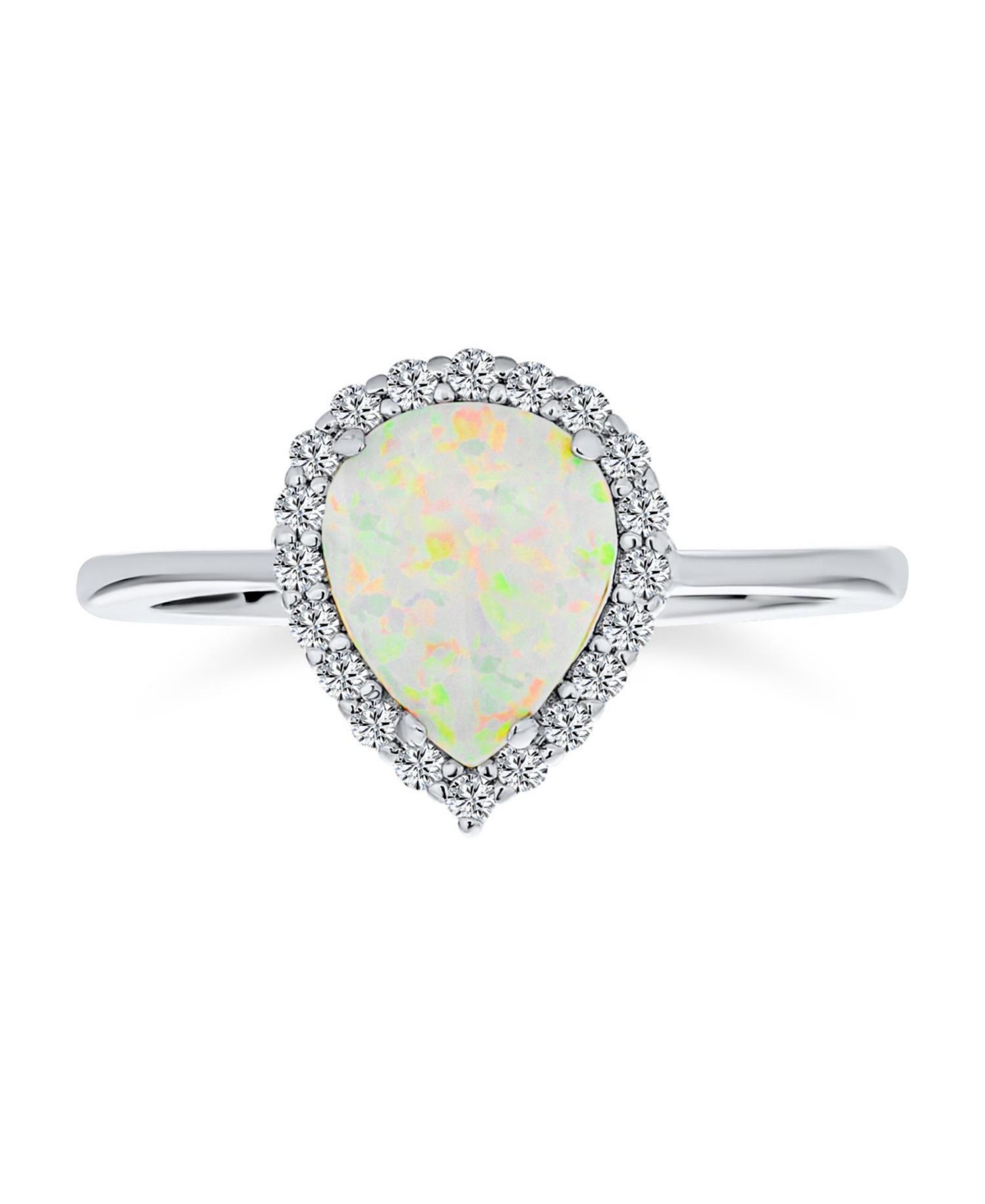 Click here for Bling Jewelry Created Opal Cocktail Ring 3 carat H... prices