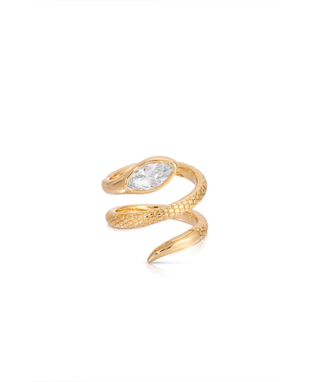 Click here for Ettika Gold-Plated Marquise Coiled Ring - Gold prices