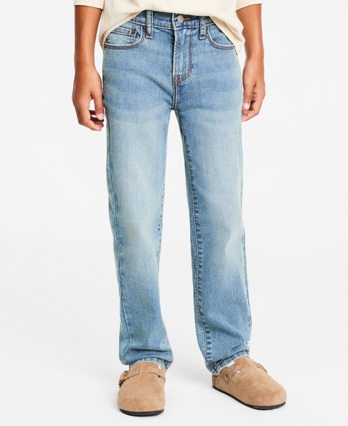 Click here for abercrombie kids Boys Straight Fit Jeans - Totes prices