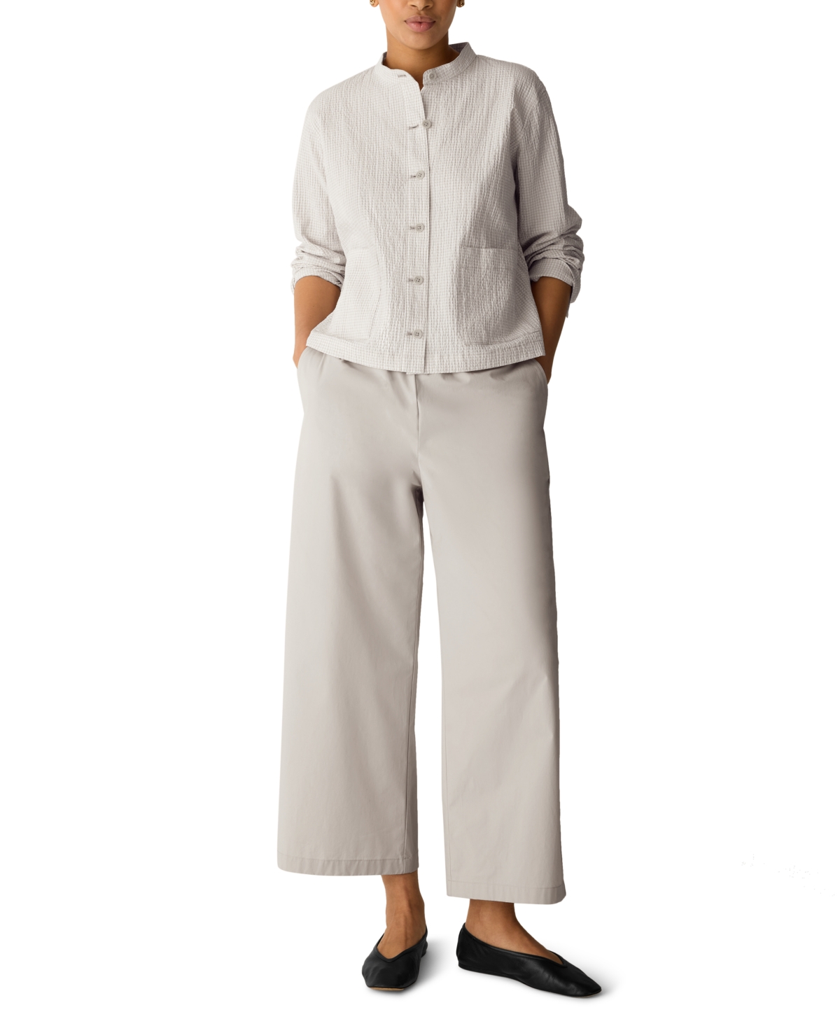 Click here for Eileen Fisher Womens Wide-Leg Pants  Regular and P... prices
