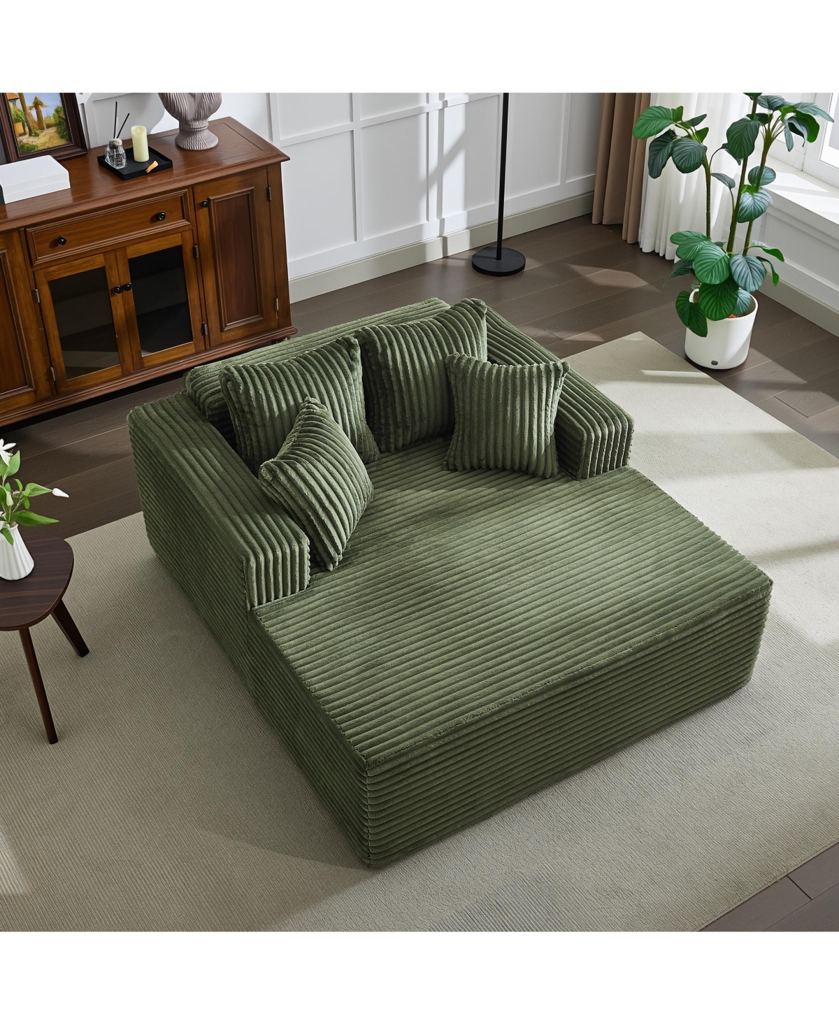 Click here for gaomon Extra-Large Corduroy Frameless Sofa Bed wit... prices
