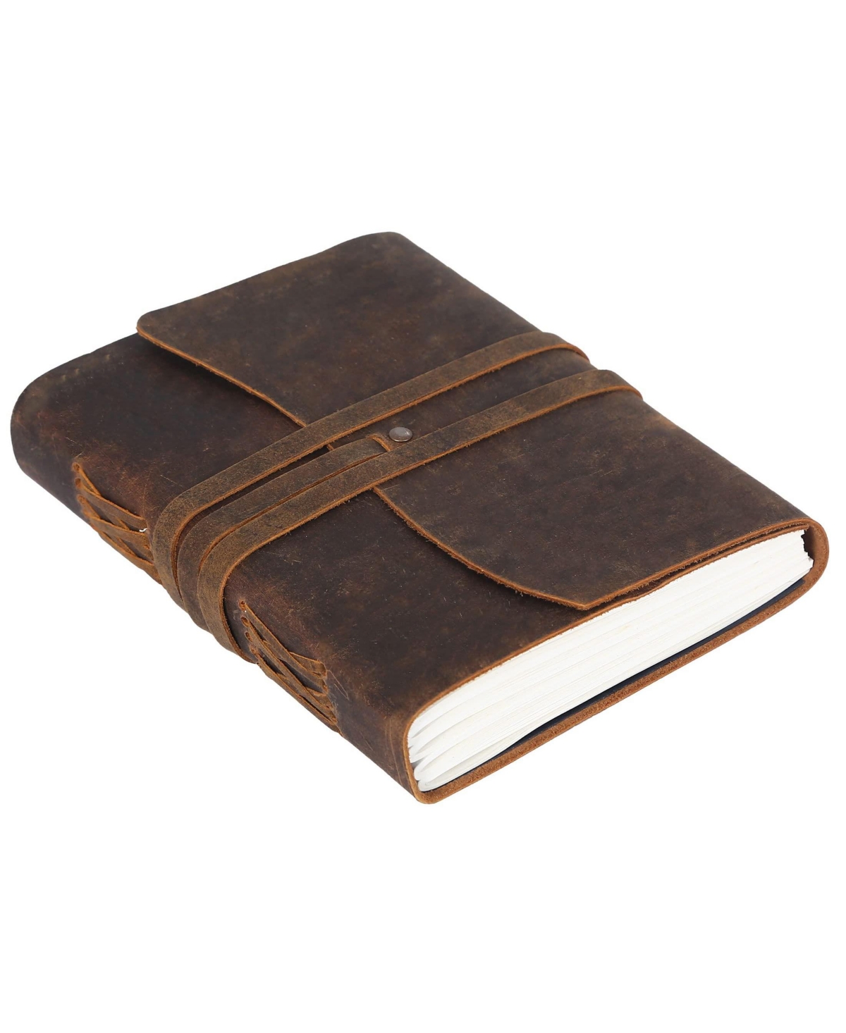 Click here for Gnuadz Leather Journal Vintage Notebook Unlined Bl... prices