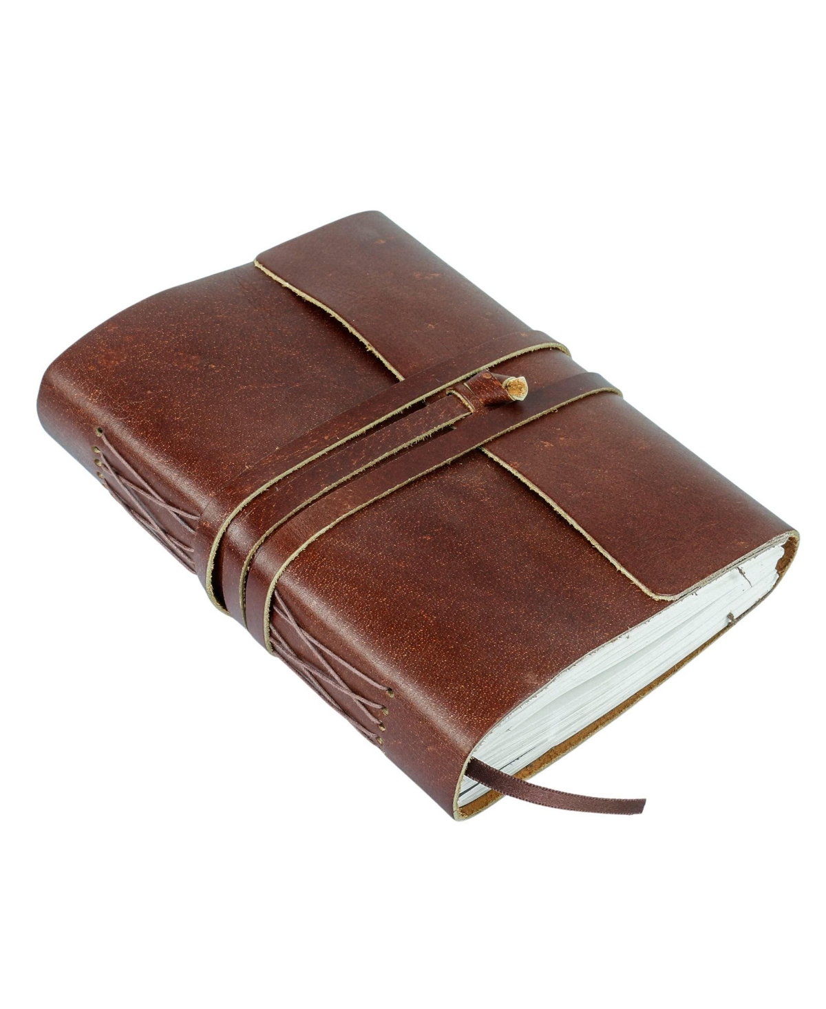 Click here for Gnuadz Leather Journal Vintage Notebook Unlined Bl... prices