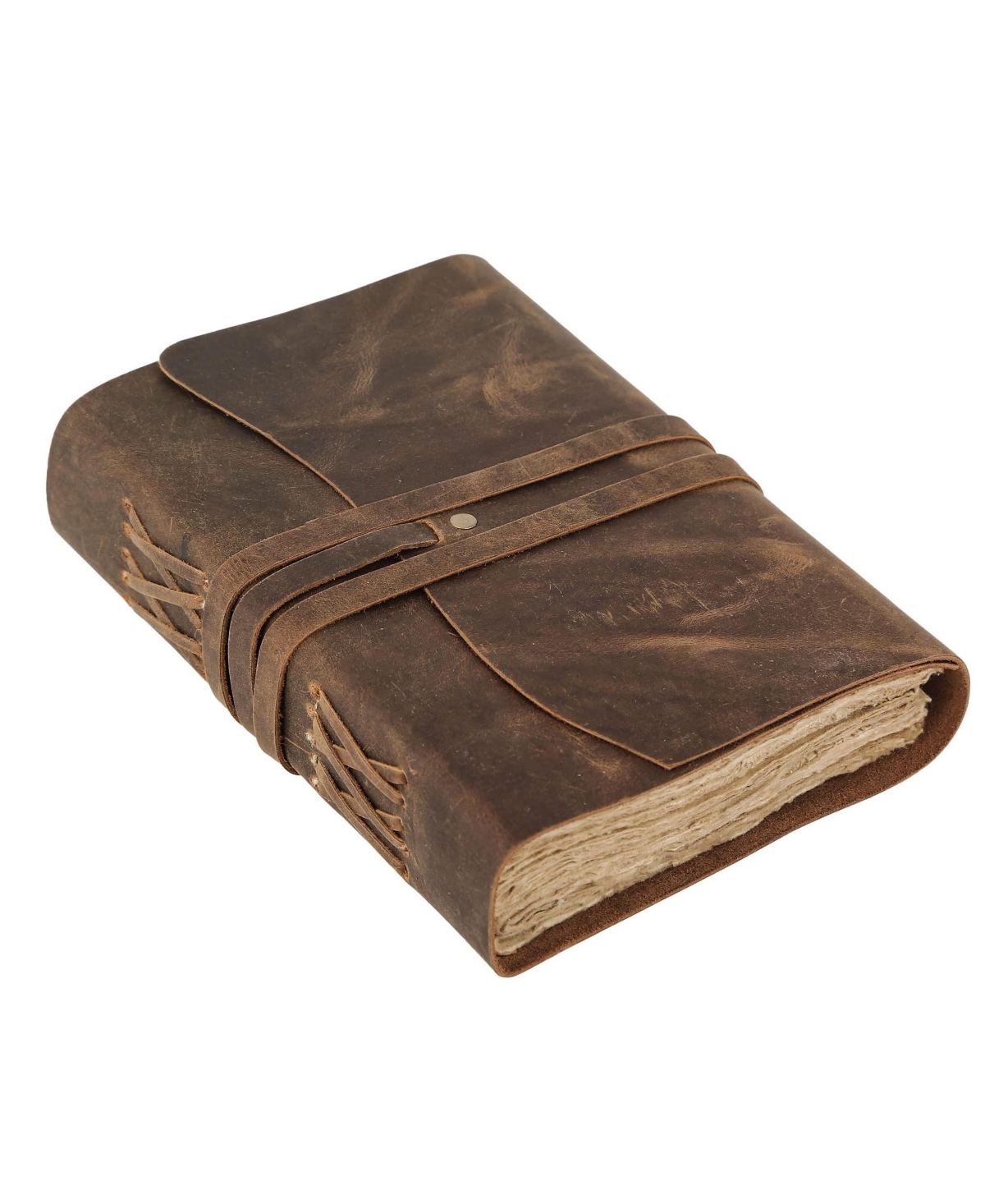 Click here for Gnuadz Leather Journal Vintage Notebook Unlined Bl... prices