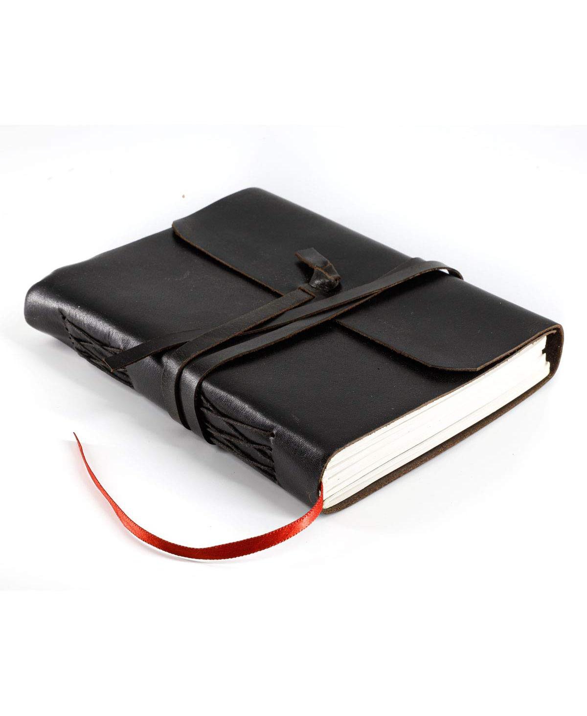 Click here for Gnuadz Leather Journal Vintage Notebook Unlined Bl... prices