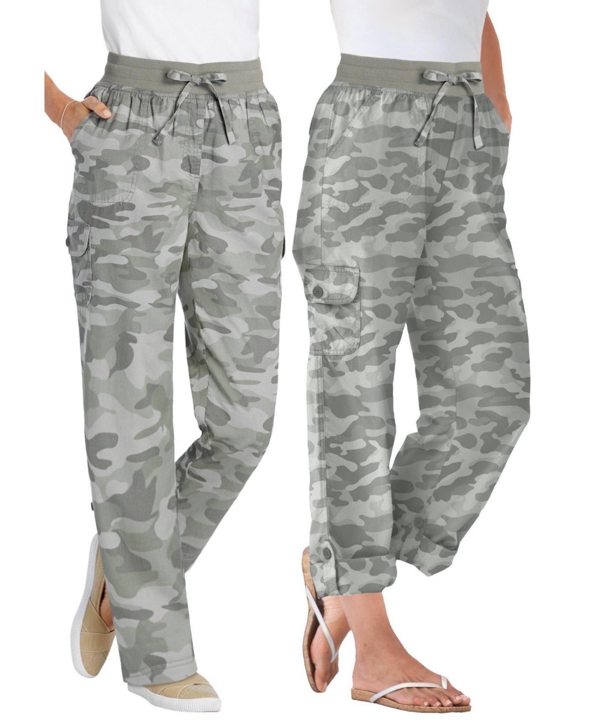 Click here for Woman Within Petite Within 2 in 1 Convertible Carg... prices