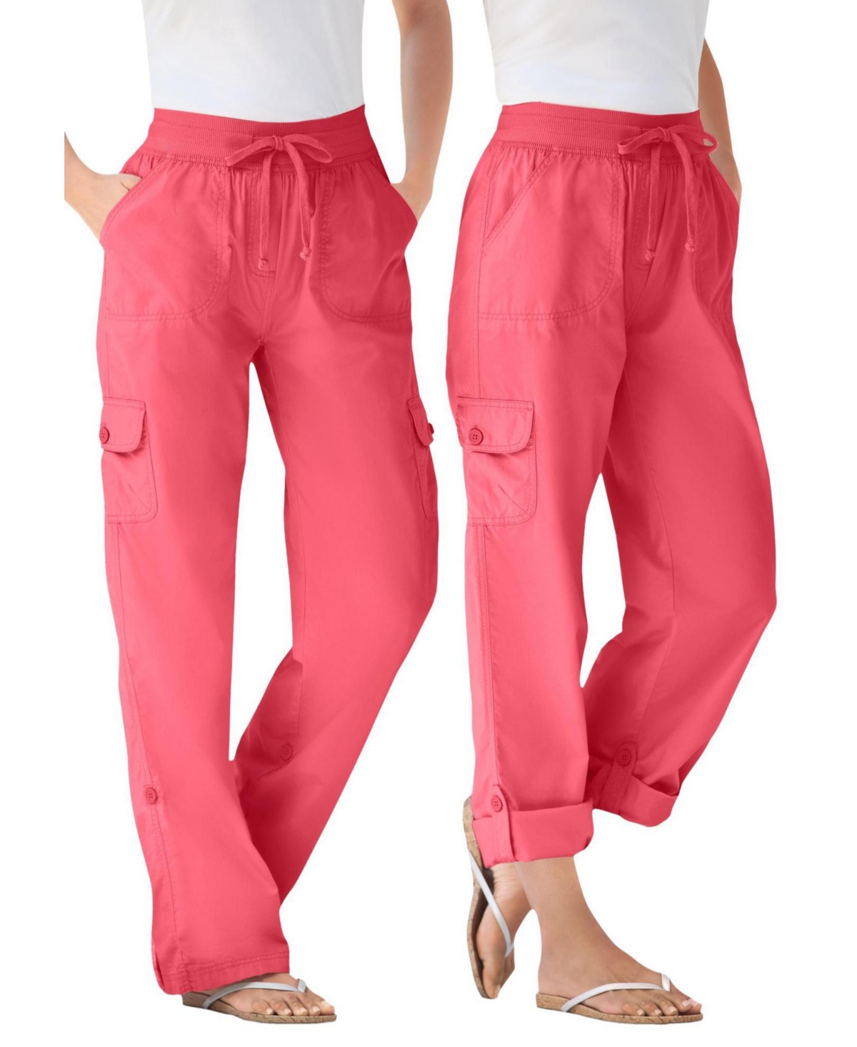 Click here for Woman Within Petite Within 2 in 1 Convertible Carg... prices