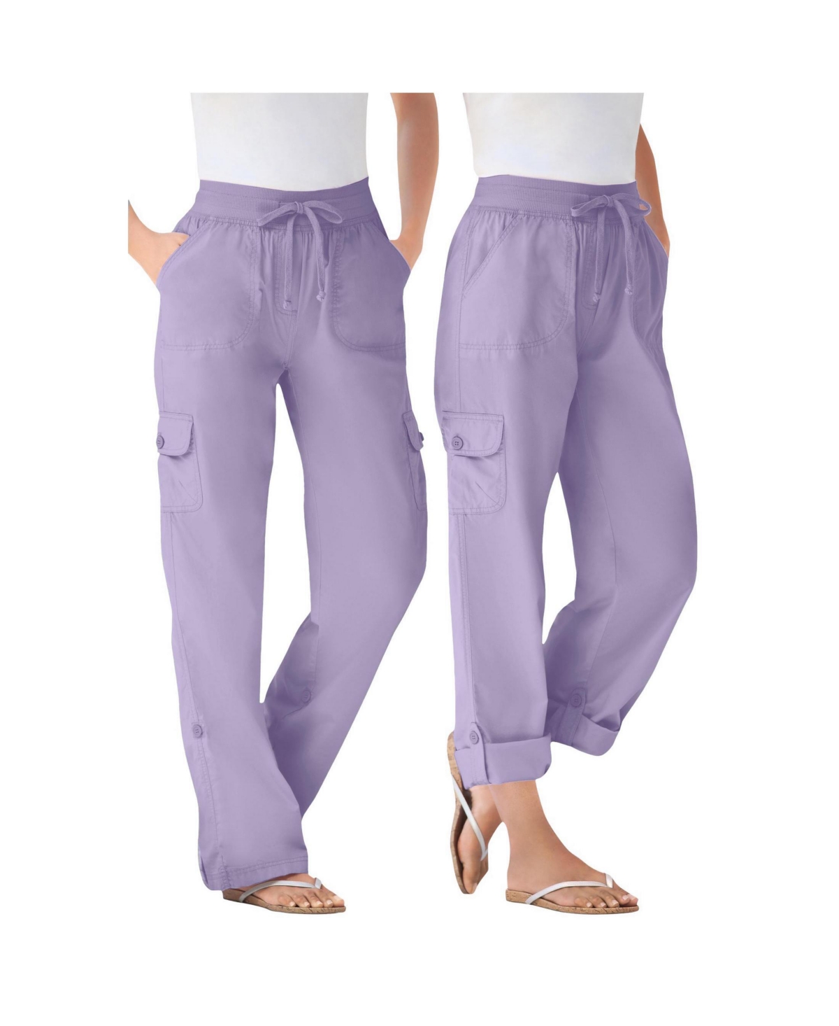 Click here for Woman Within Petite Within 2 in 1 Convertible Carg... prices