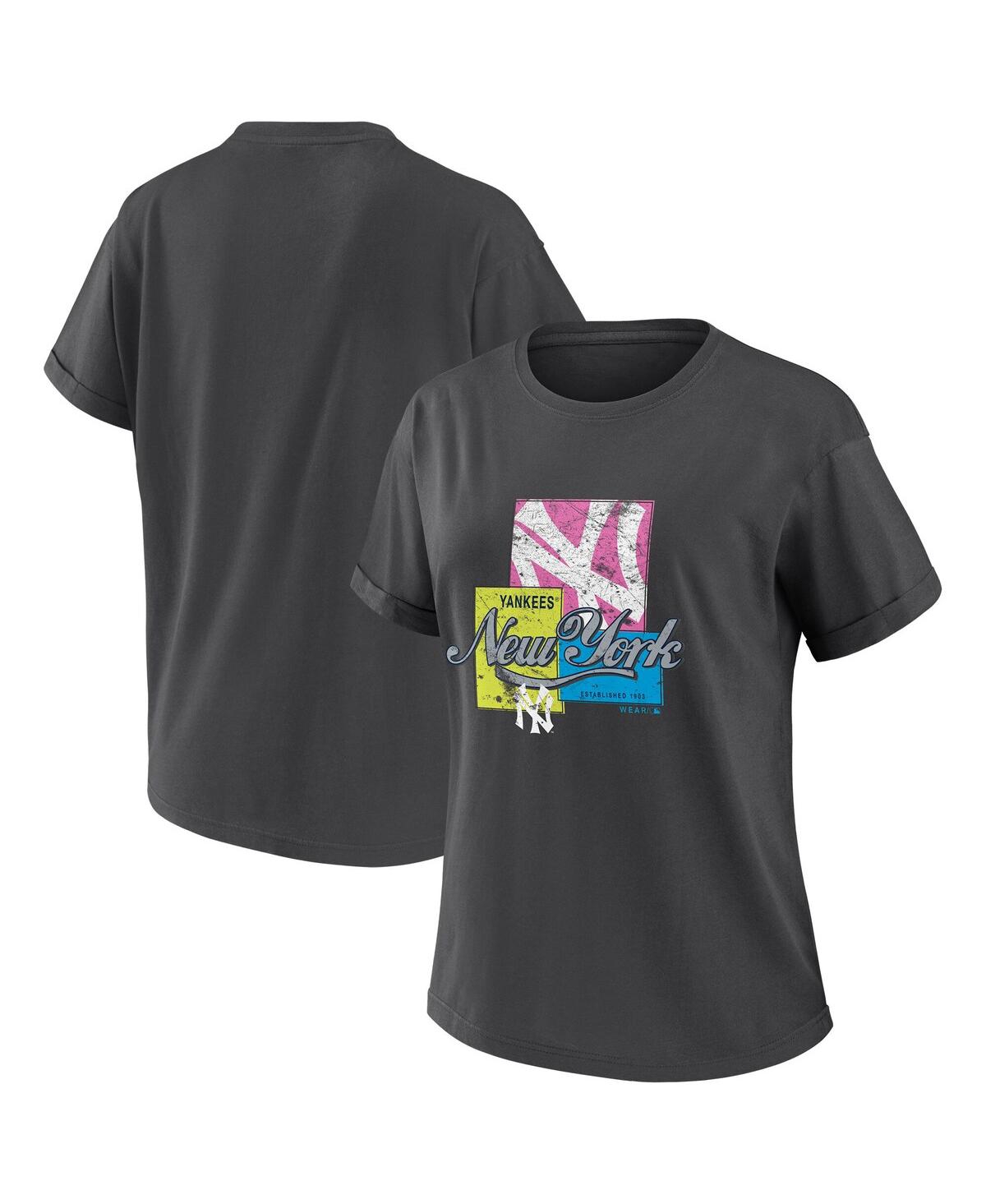 Click here for Wear by Erin Andrews Womens Charcoal New York Yank... prices