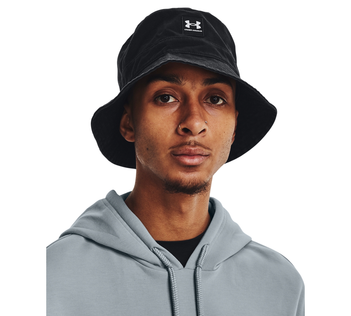 Click here for Under Armour Mens Essential Bucket Hat - Black/Whi... prices